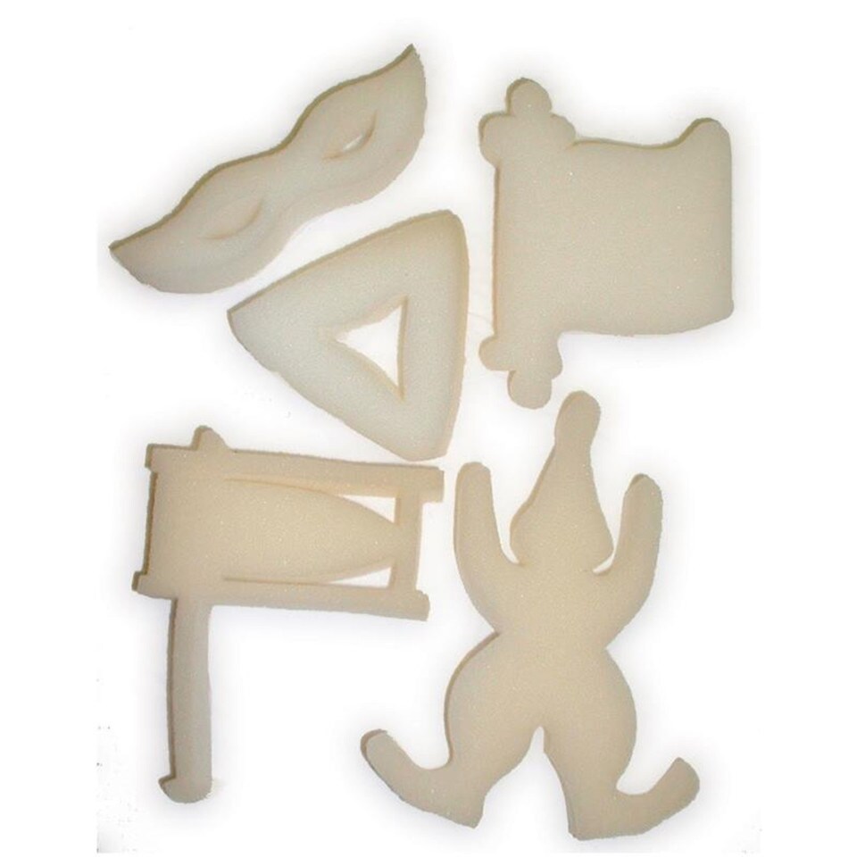 Purim Foam Sponge Paint Shapes – Holiday Art Sponges for Kids Crafts ...