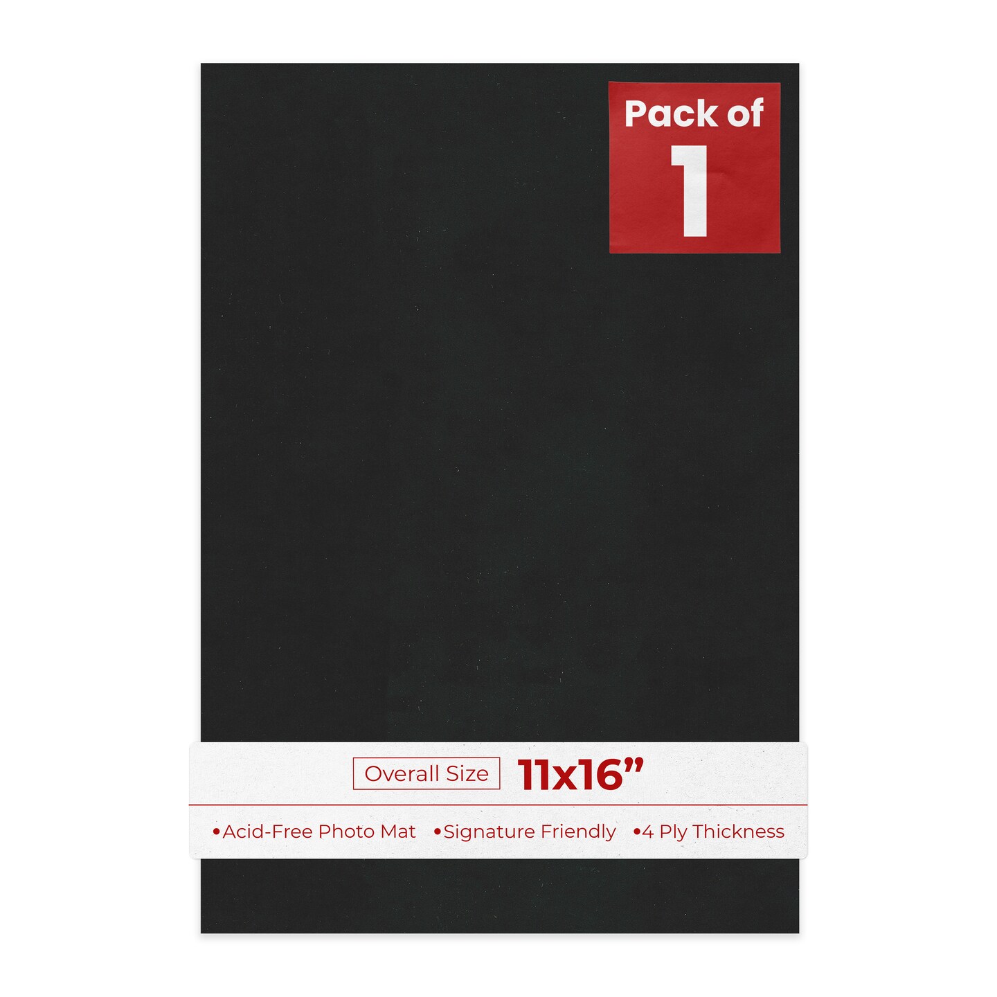 Black Suede 11x16 Uncut Mat Board - Blank Sheets, No Opening, Color ...