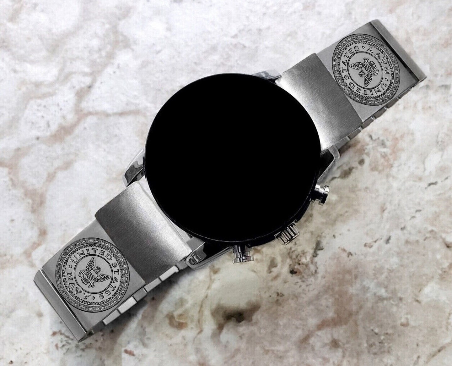 Garmin Watch Band US Navy for Garmin Instinct 3 50mm, 2X, Descent Mk3i ...