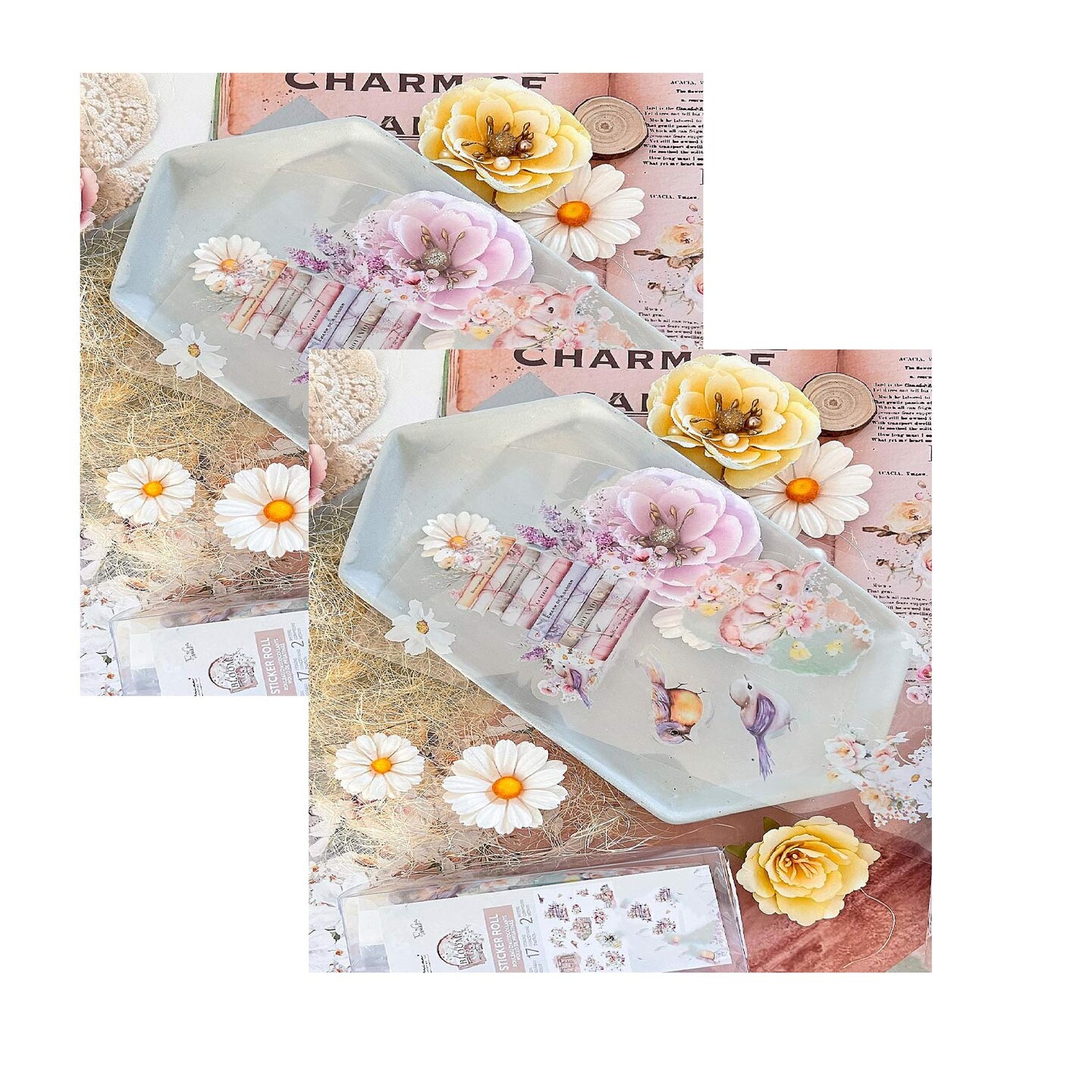 In Full Bloom Floral Sticker Roll 2 Meters | Michaels