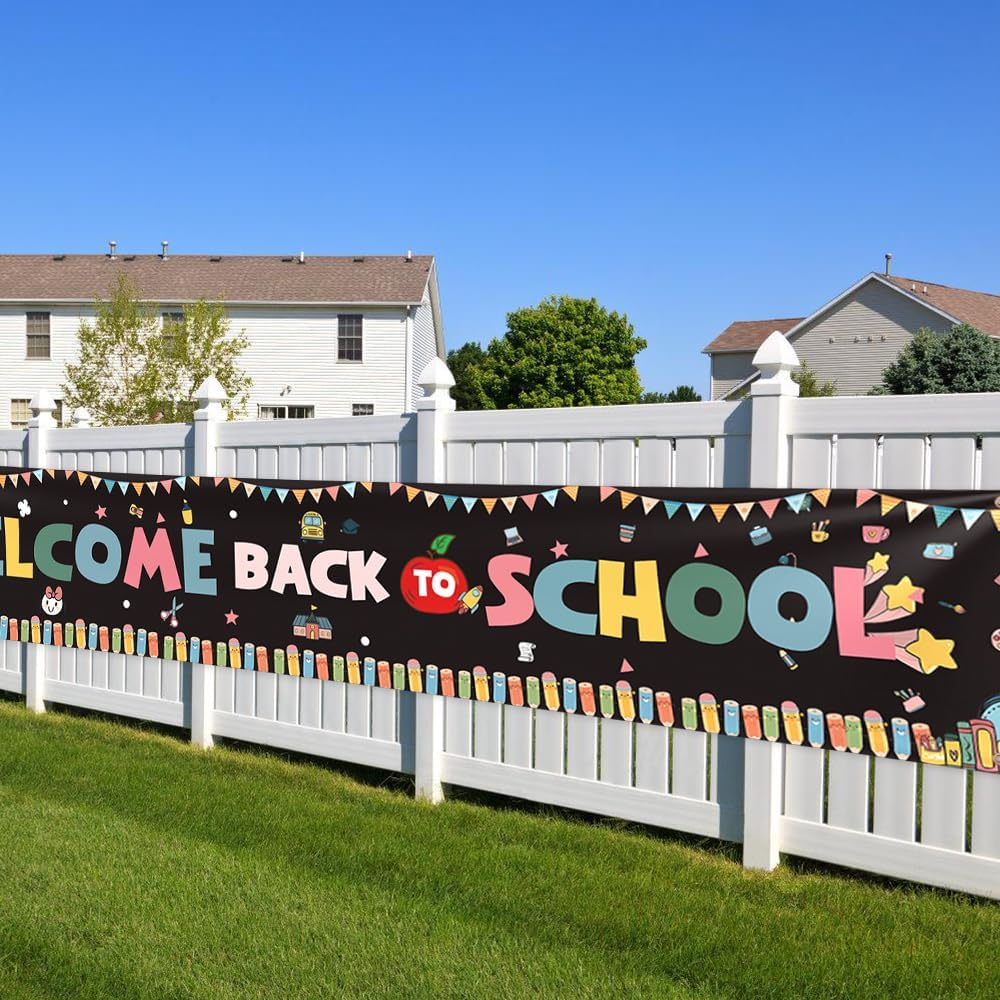 Welcome Back to School Banner(Black) | Michaels