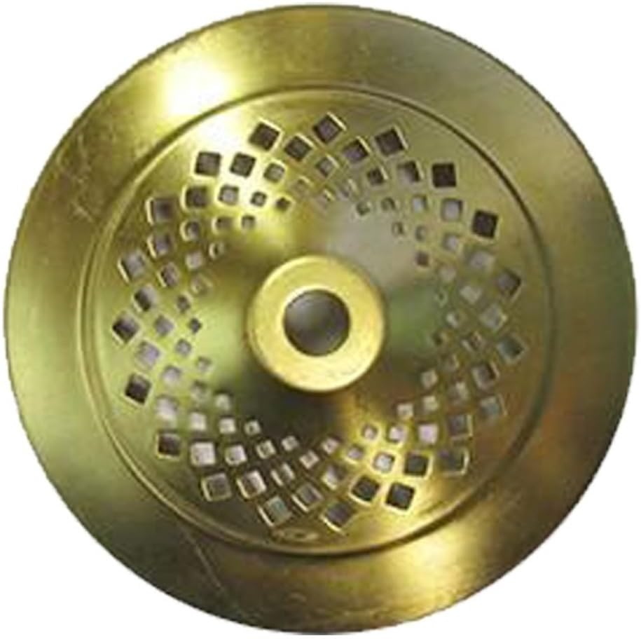 4.25 Inch Round Vented Solid Brass Vase Cap for Lamps, Fixtures, & Lamp ...