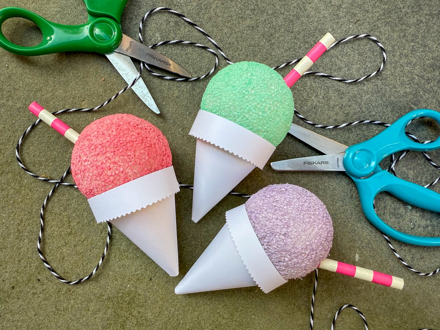 Family Craft Activity: DIY Colorful Mini Snow Cone Garland | Classes ...
