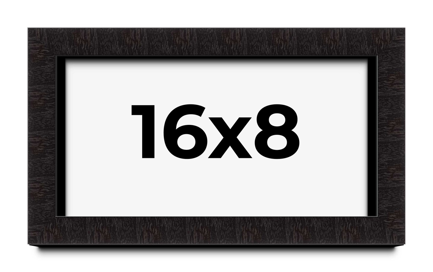 Panoramic Modern Shadow Box 1" Depth Black Frame - UV Acrylic, Backing ...