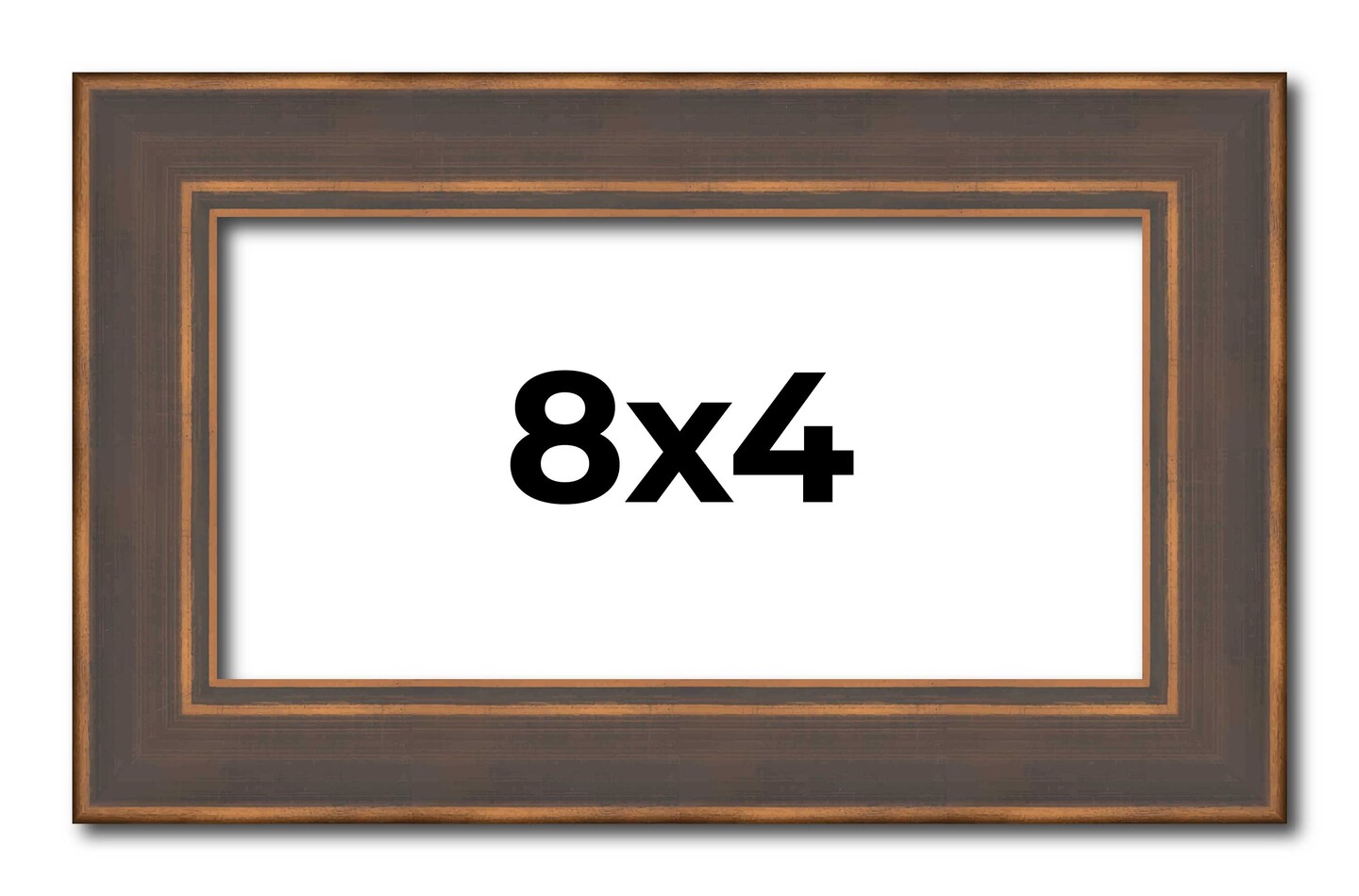 4x8 Elegant Picture Frame with UV-Resistant Acrylic & Acid Free Backing ...