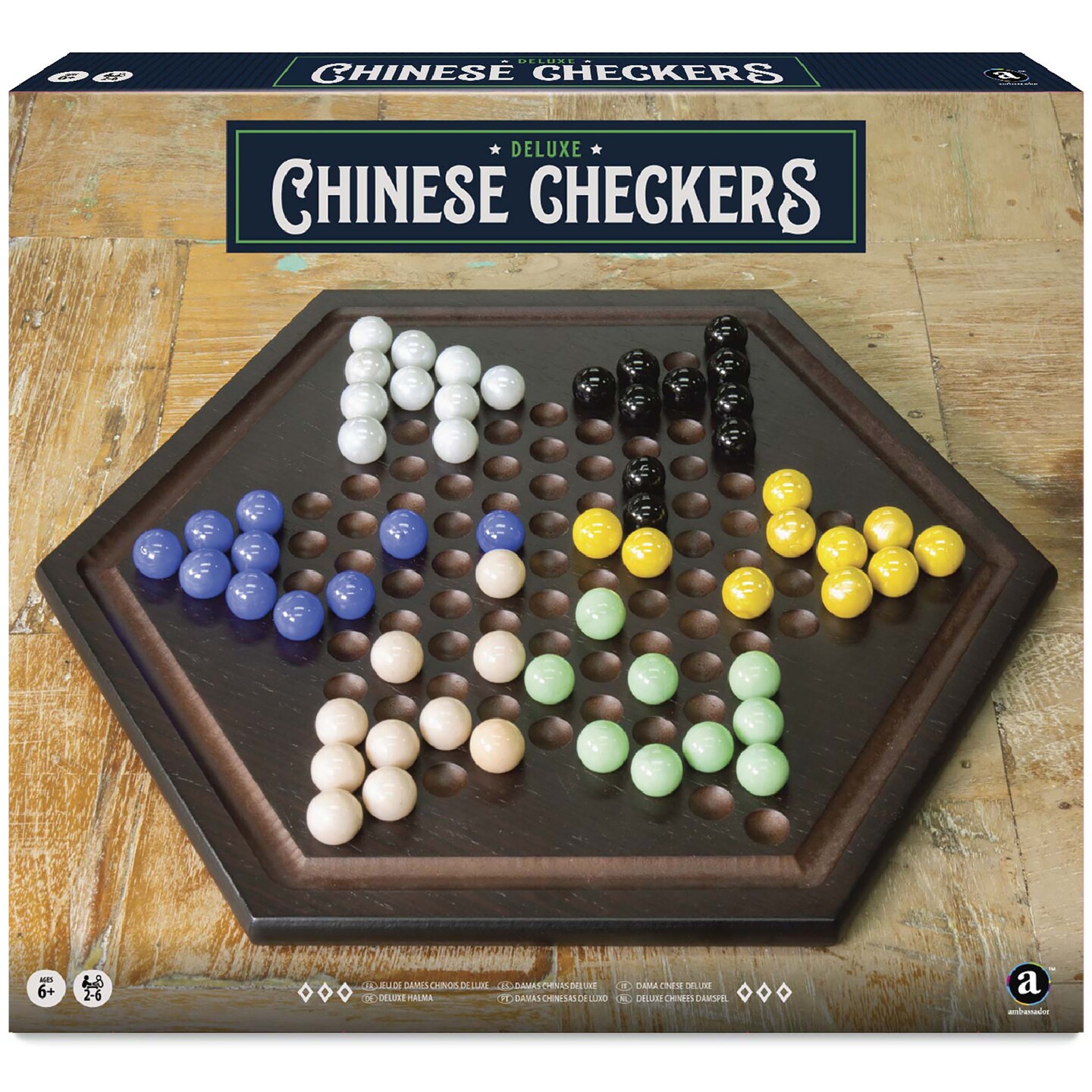 Merchant Ambassador Craftsman Deluxe Chinese Checkers Game Set | Michaels