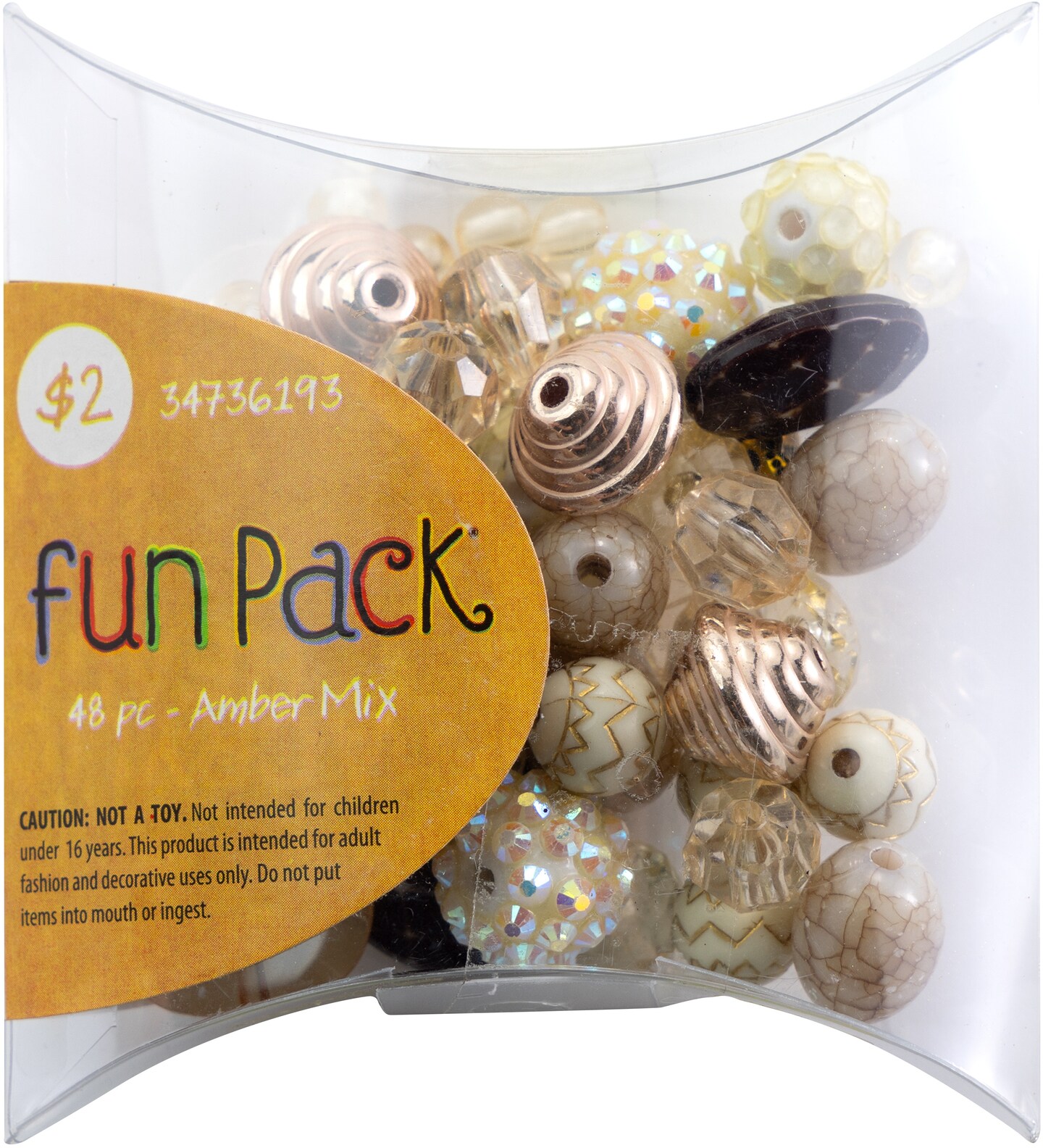 CousinDIY Fun Pack Bead Mix-Amber Mix | Michaels