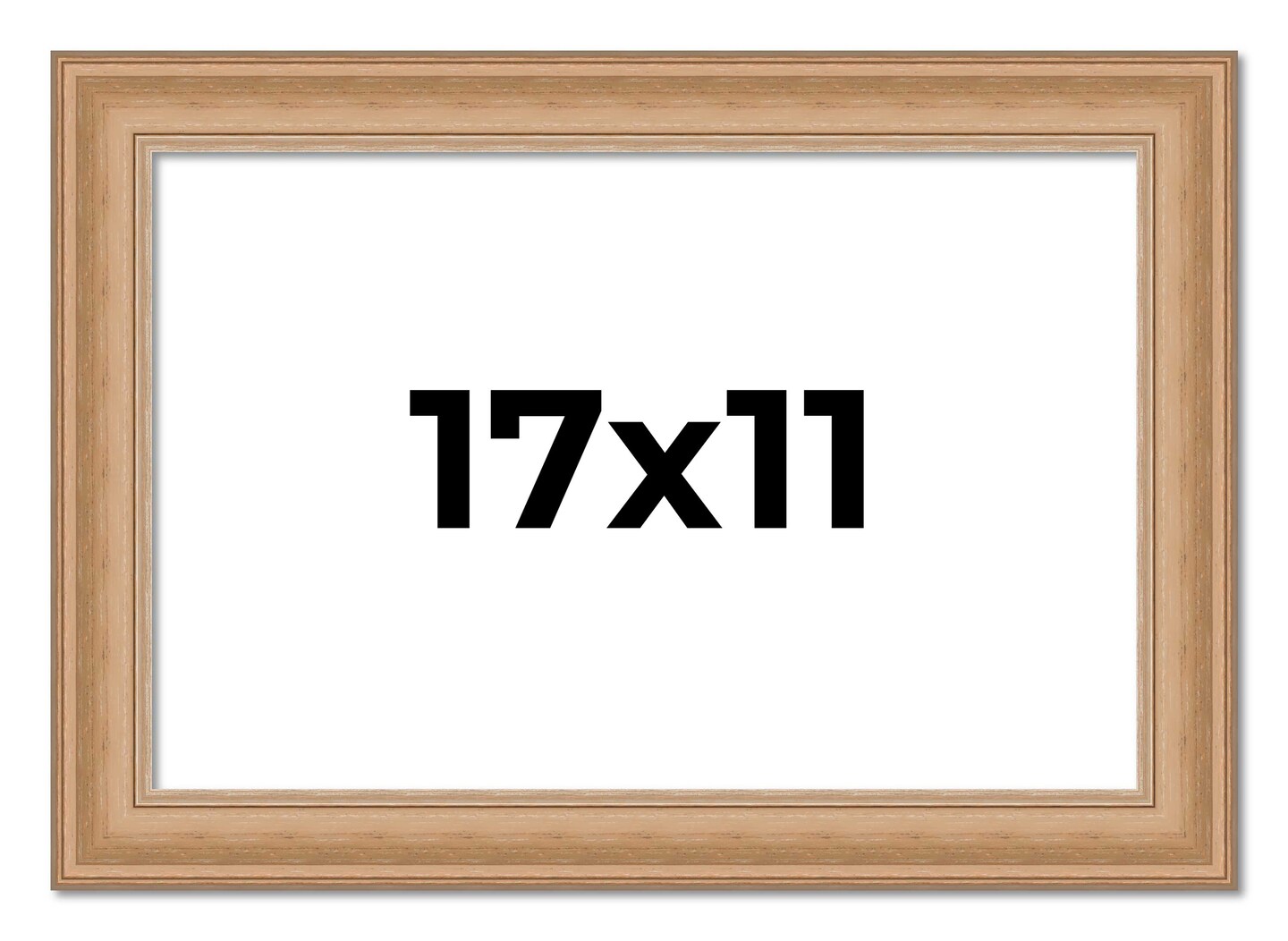 11x17 Weathered Picture Frame with UV-Resistant Acrylic & Acid Free ...