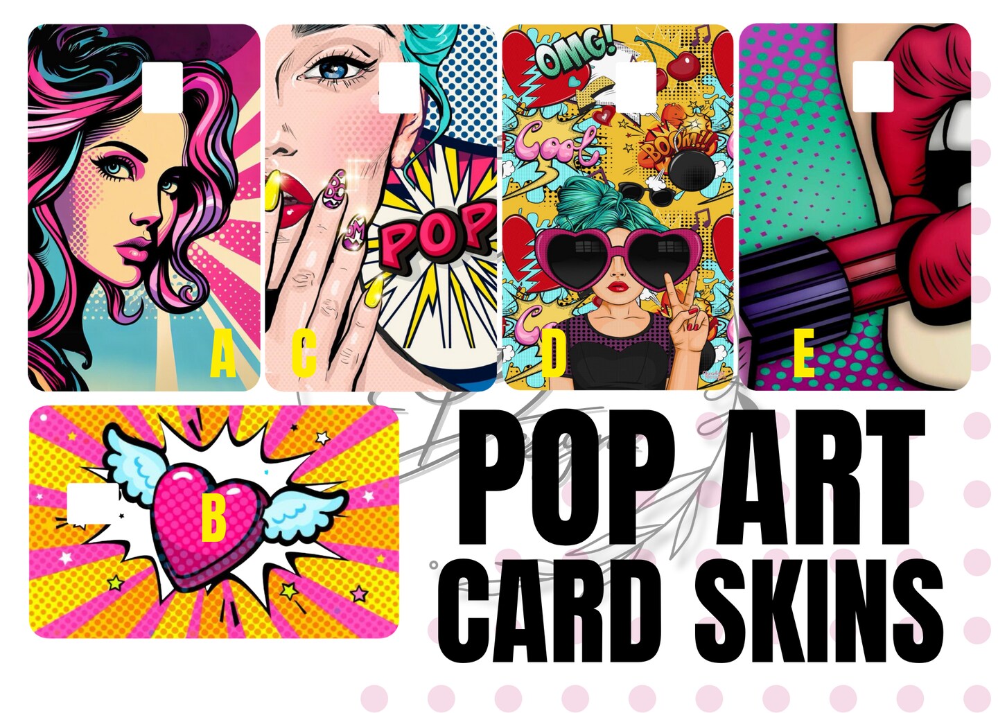 POP ART CARD SKINS | MakerPlace by Michaels
