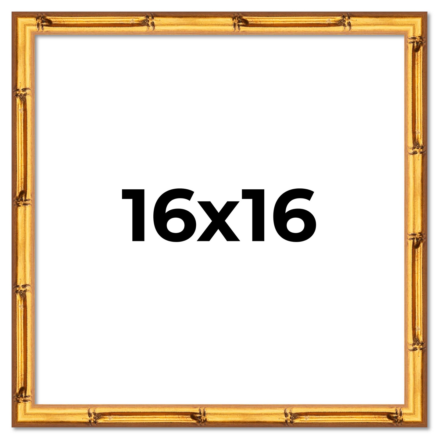 16x16 Bamboo Picture Frame with UV-Resistant Acrylic & Acid Free ...