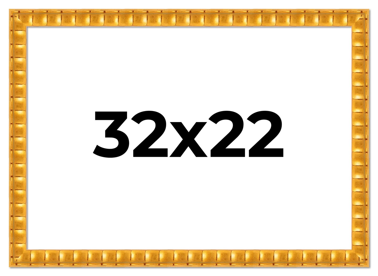 32x22 Bamboo Picture Frame with UV-Resistant Acrylic & Acid Free ...