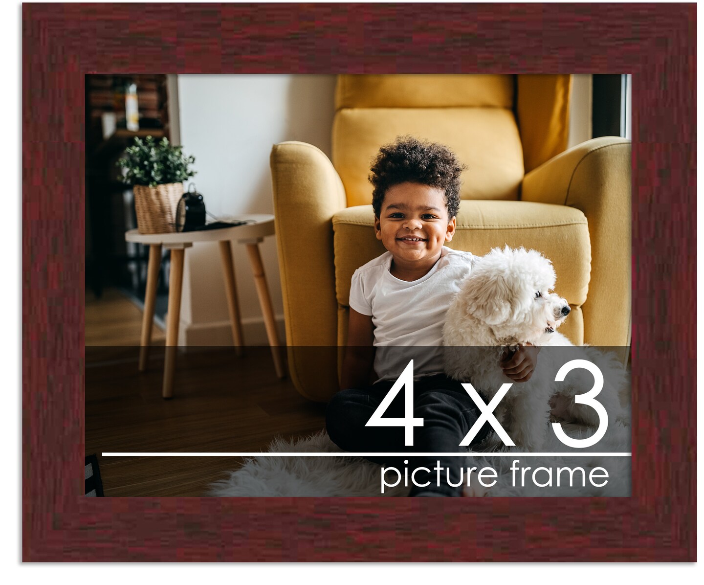 3x4 Minimalist Picture Frame with UV-Resistant Acrylic & Acid Free ...