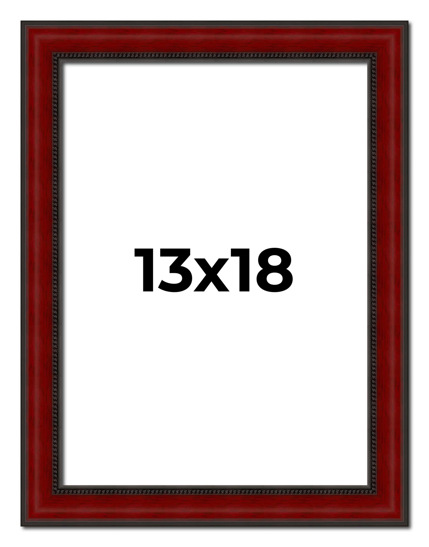 13x18 Weathered Picture Frame with UV Resistant Acrylic Acid Free Backing Available in 5 Finishes Black Gold Red White Natural