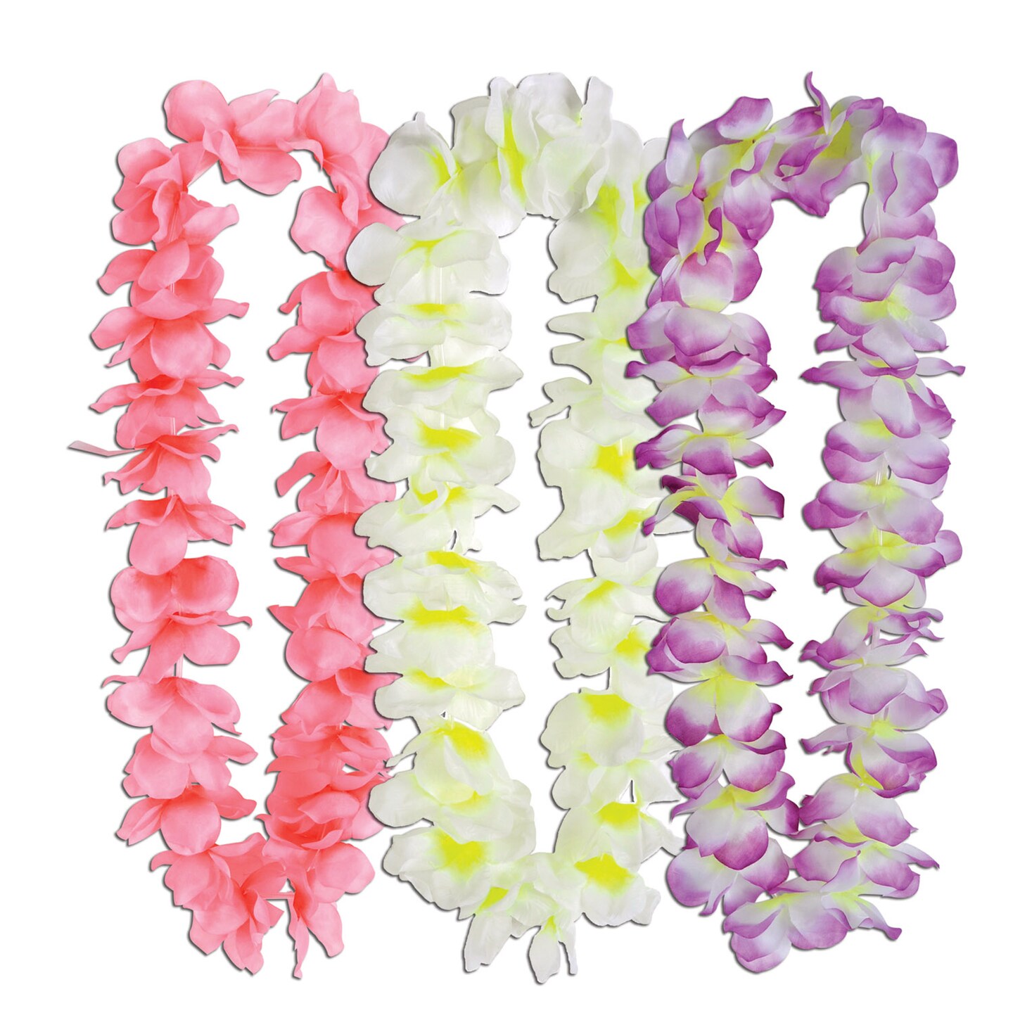 Beistle 36in. Silk N Petals Island Oasis Leis - 12 Pack | Michaels