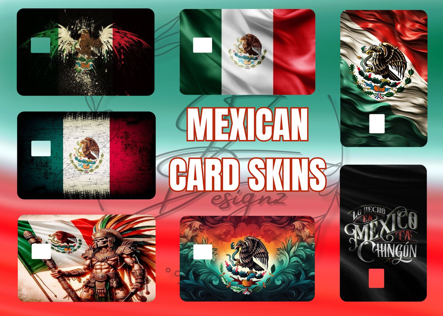 MEXICAN FLAG CARD SKINS | MakerPlace by Michaels