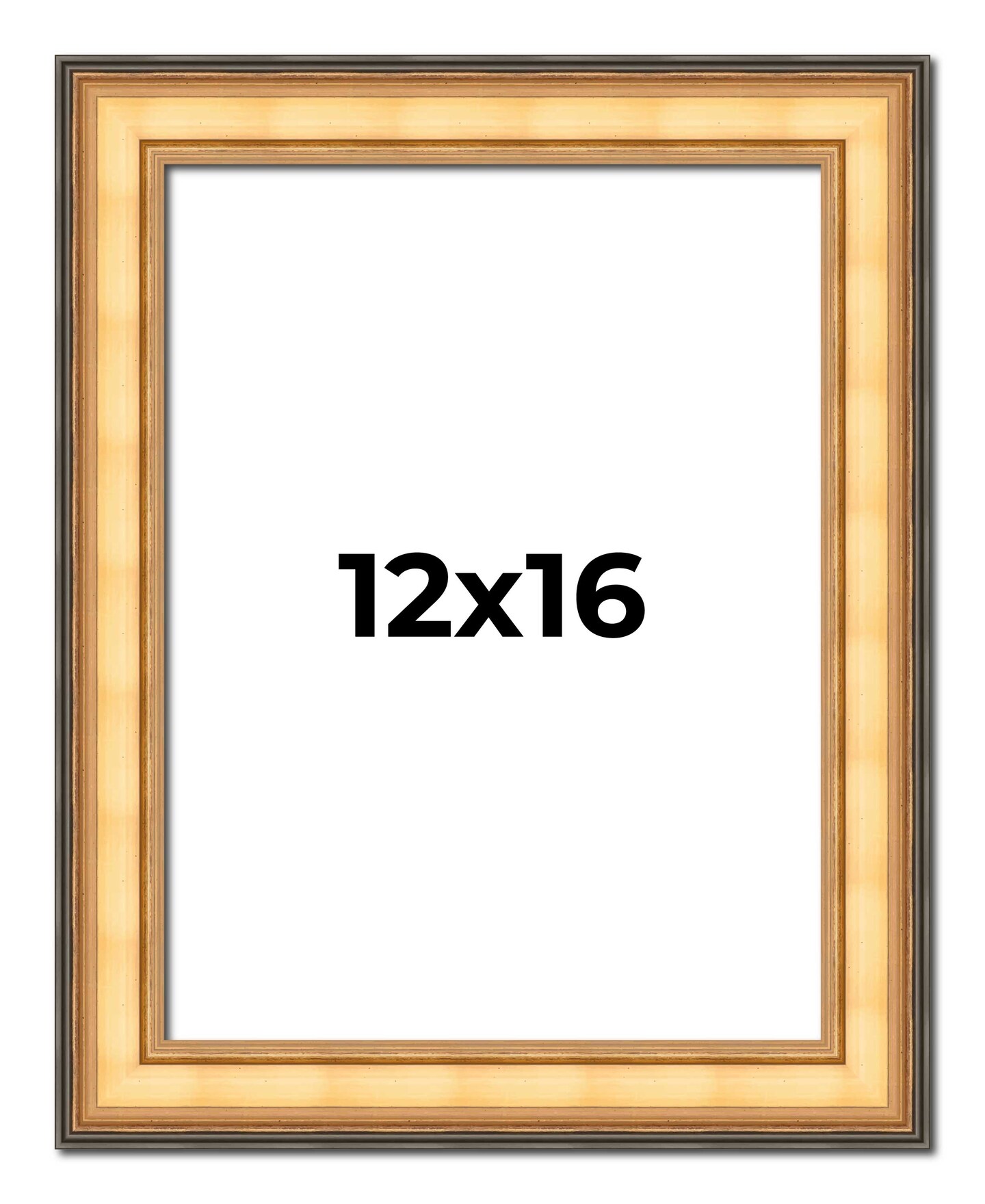 12x16 Traditional Picture Frame with UV-Resistant Acrylic & Acid Free ...