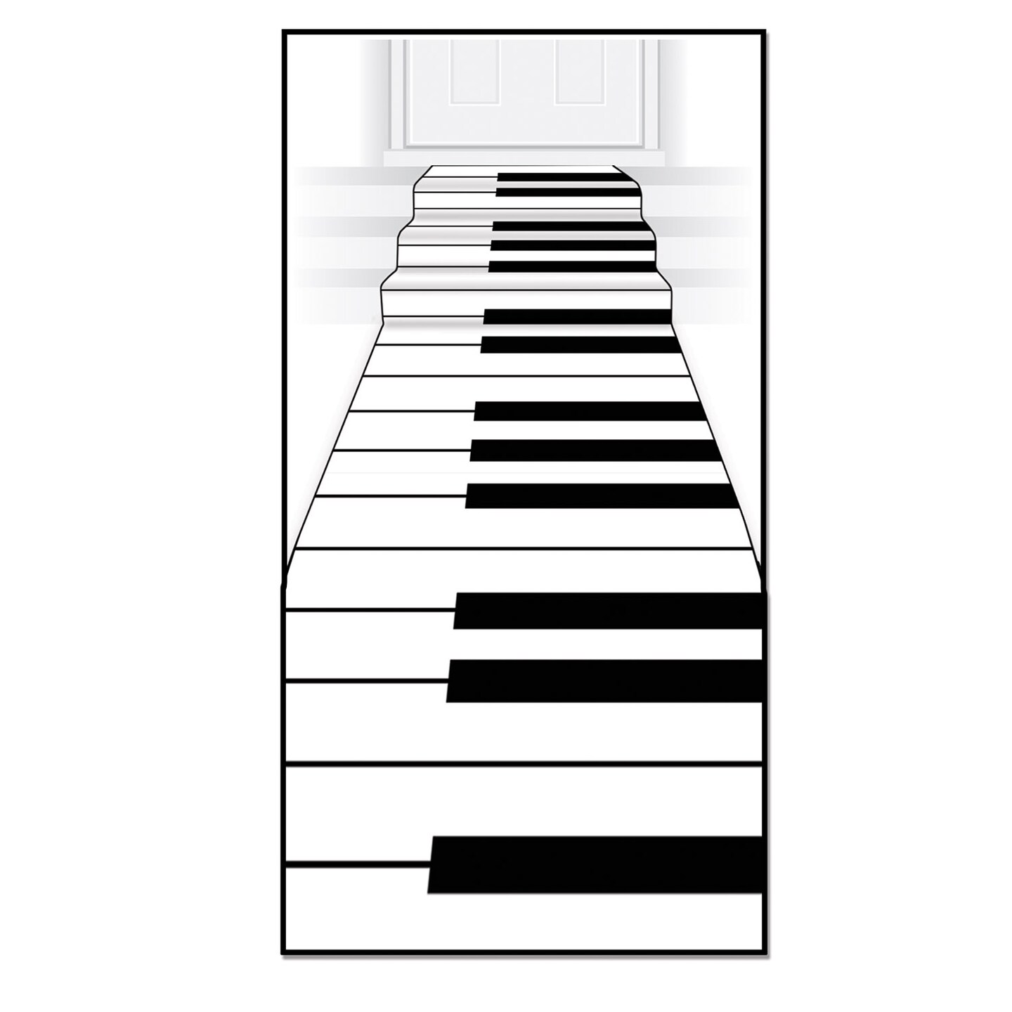 Beistle 24in. x 10Feet Piano Keyboard Runner - 6 Pack | Michaels