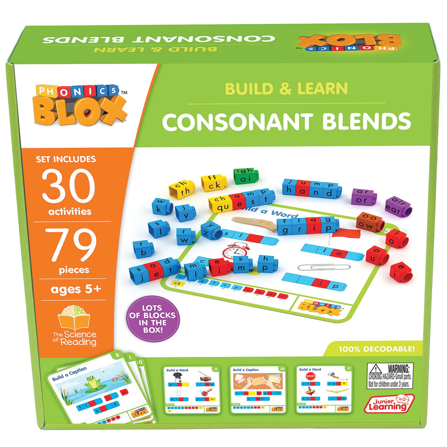 Junior Learning: Rainbow Phonics Blox: Consonant Blends - Phase 4 ...
