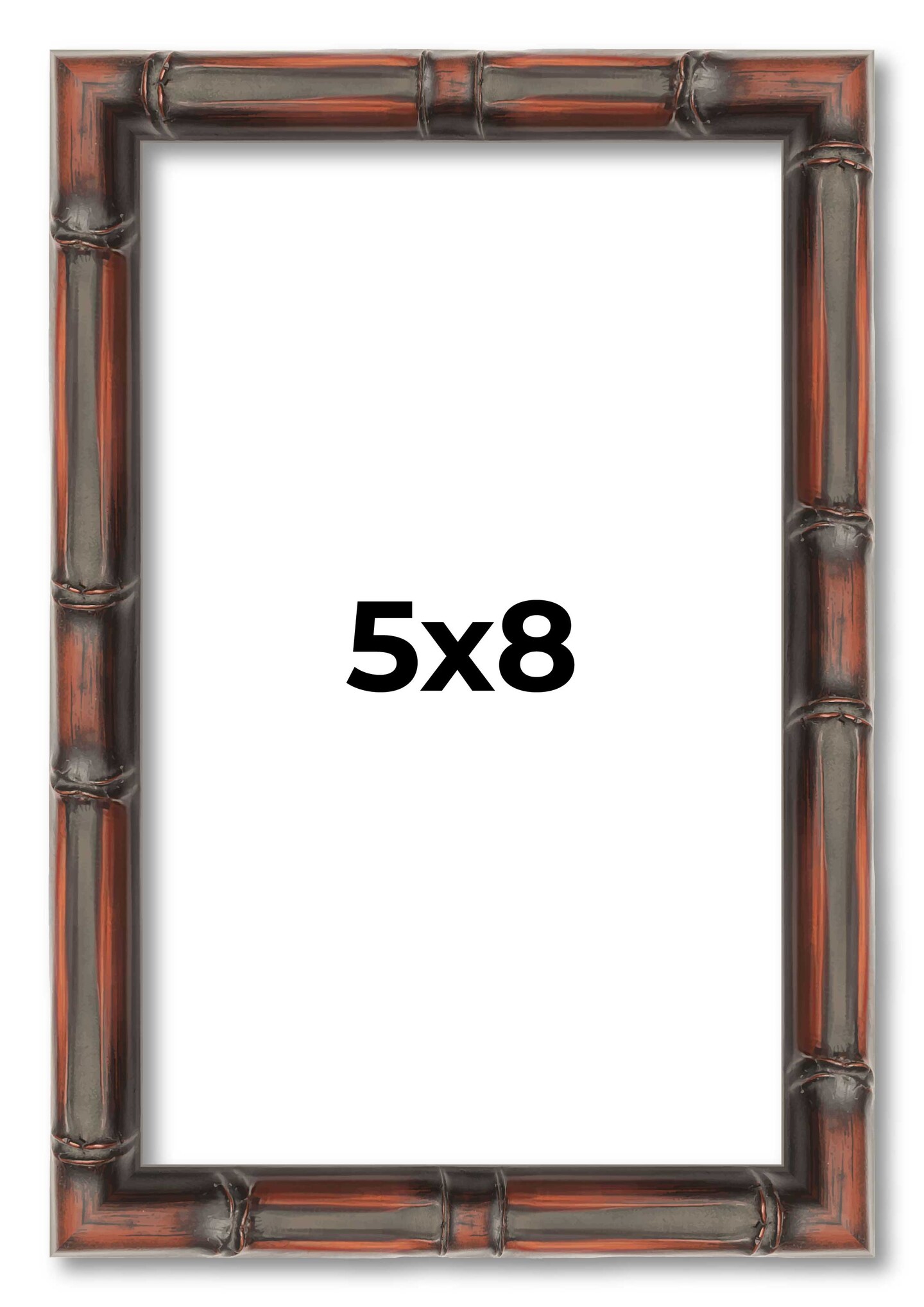 5x8 Bamboo Picture Frame with UV-Resistant Acrylic & Acid Free Backing ...