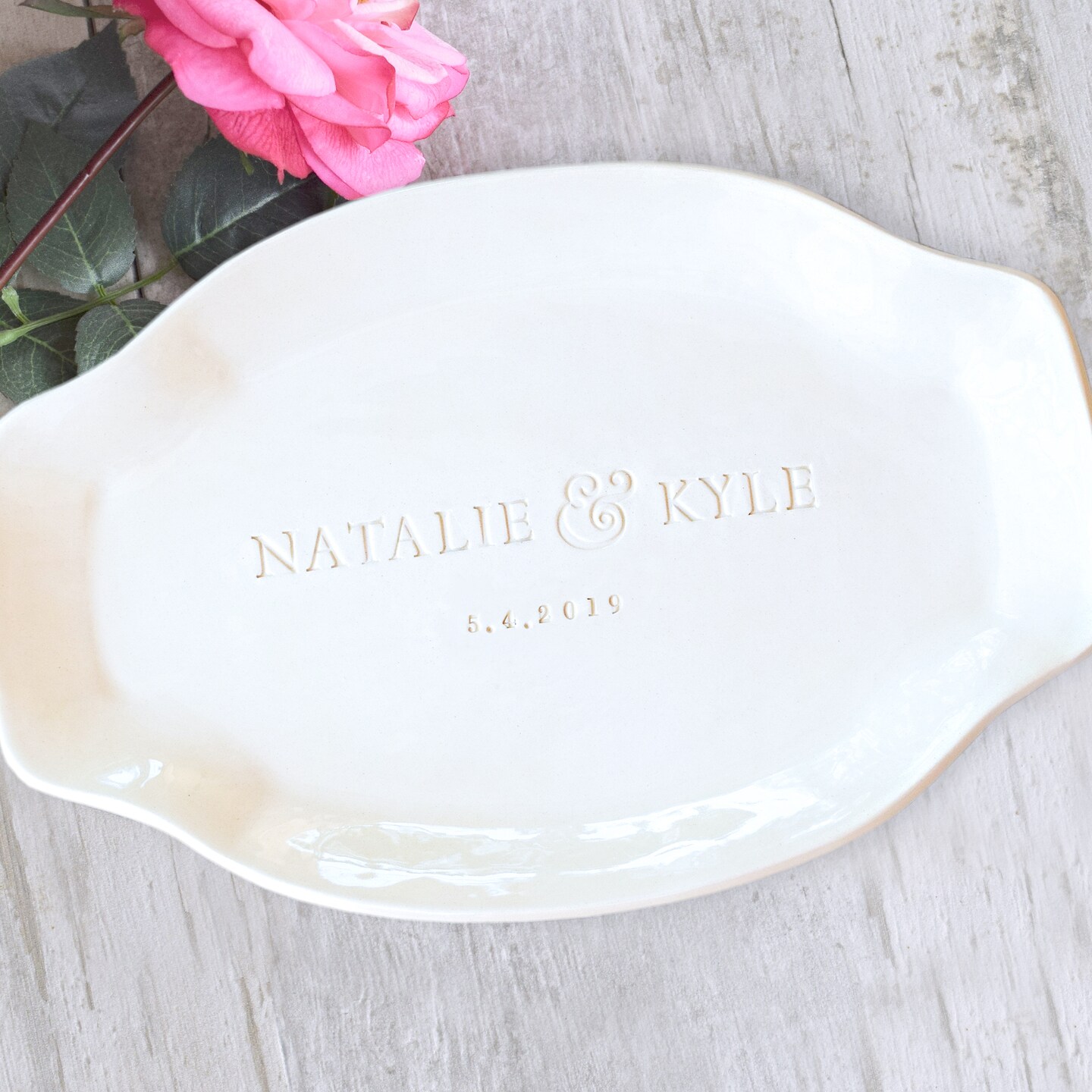 Custom Name Platter Personalized Gifts, Couple Wedding Platters ...