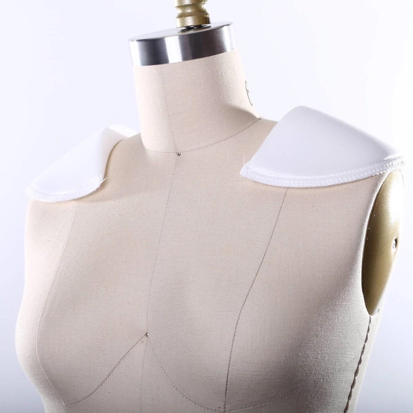 1 Pair High Quality Fashion Foam Shoulder Pads Fabric Covered, Color ...