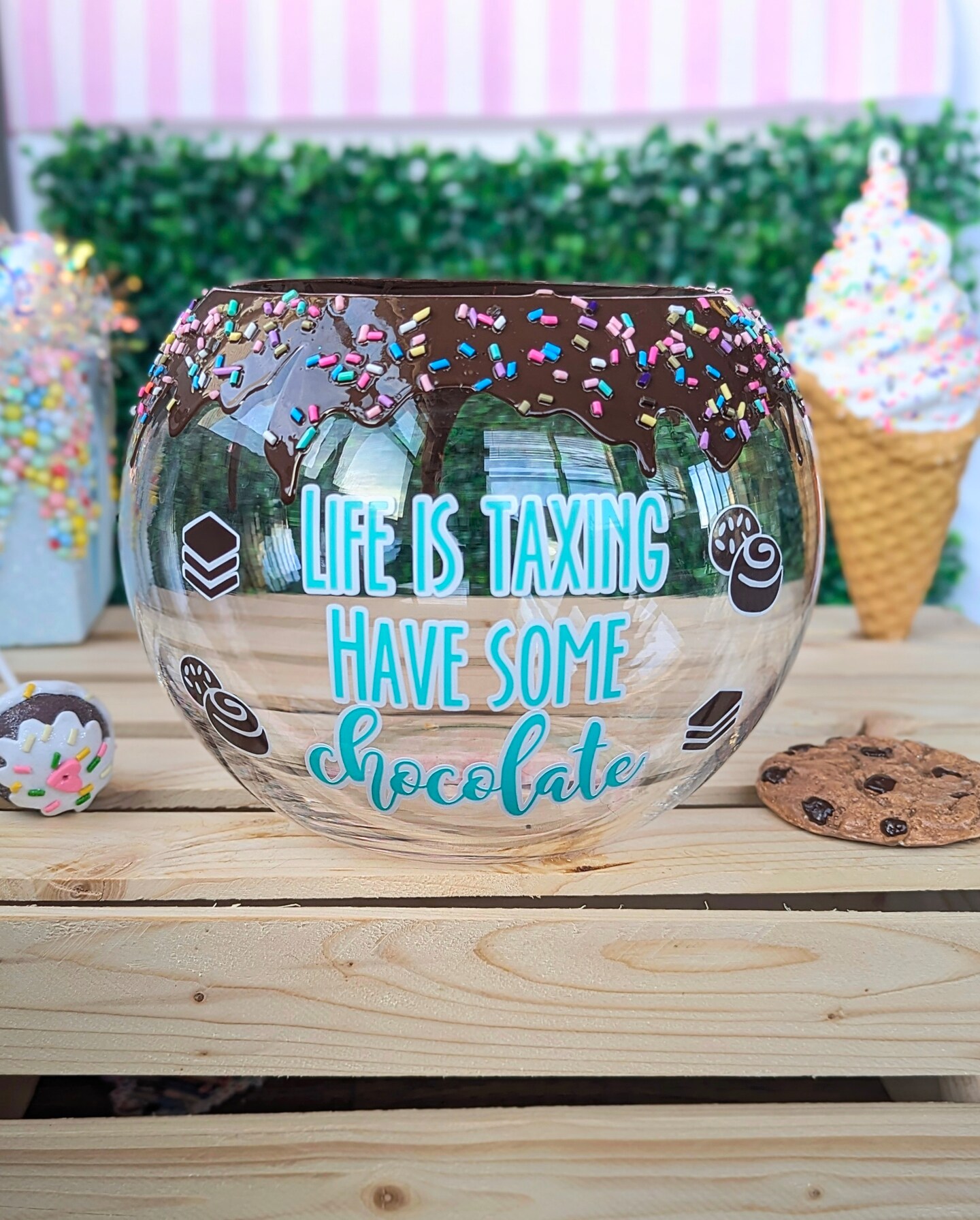 Funny Tax Accountant Candy Bowl for Receptionist Desk, Hard Candy ...