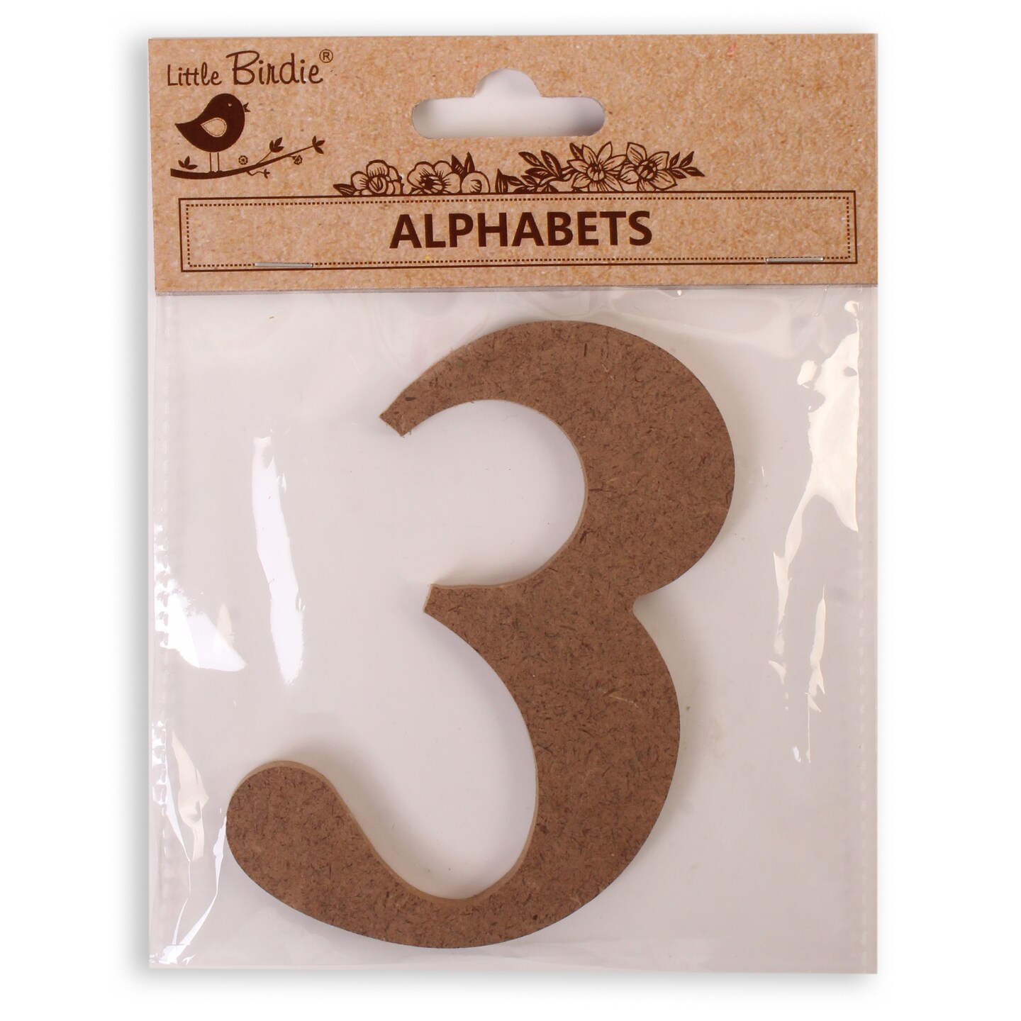 Little Birdie MDF Number 4" 1/Pkg-3 | Michaels
