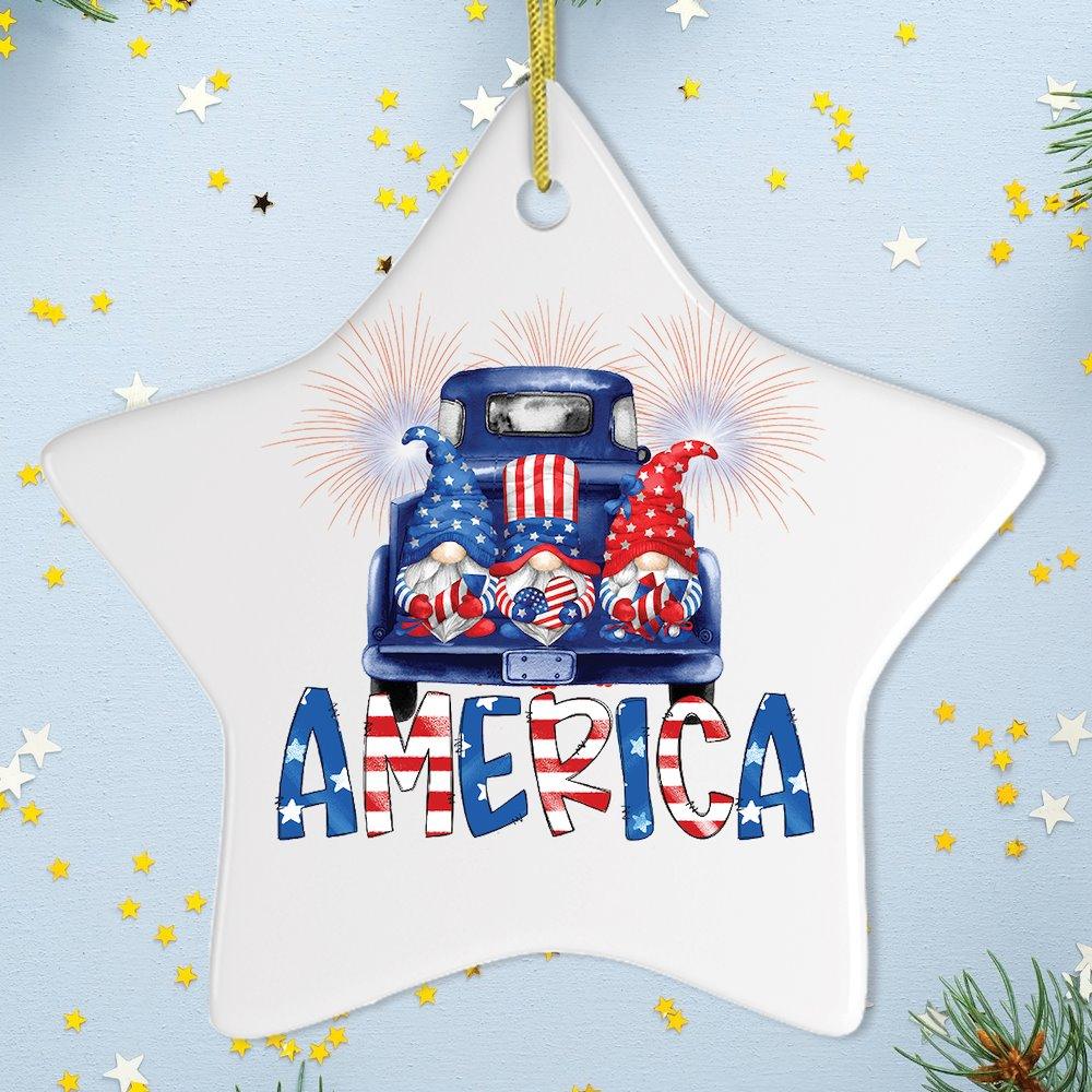 Patriotic America Gnome Ornament | Michaels