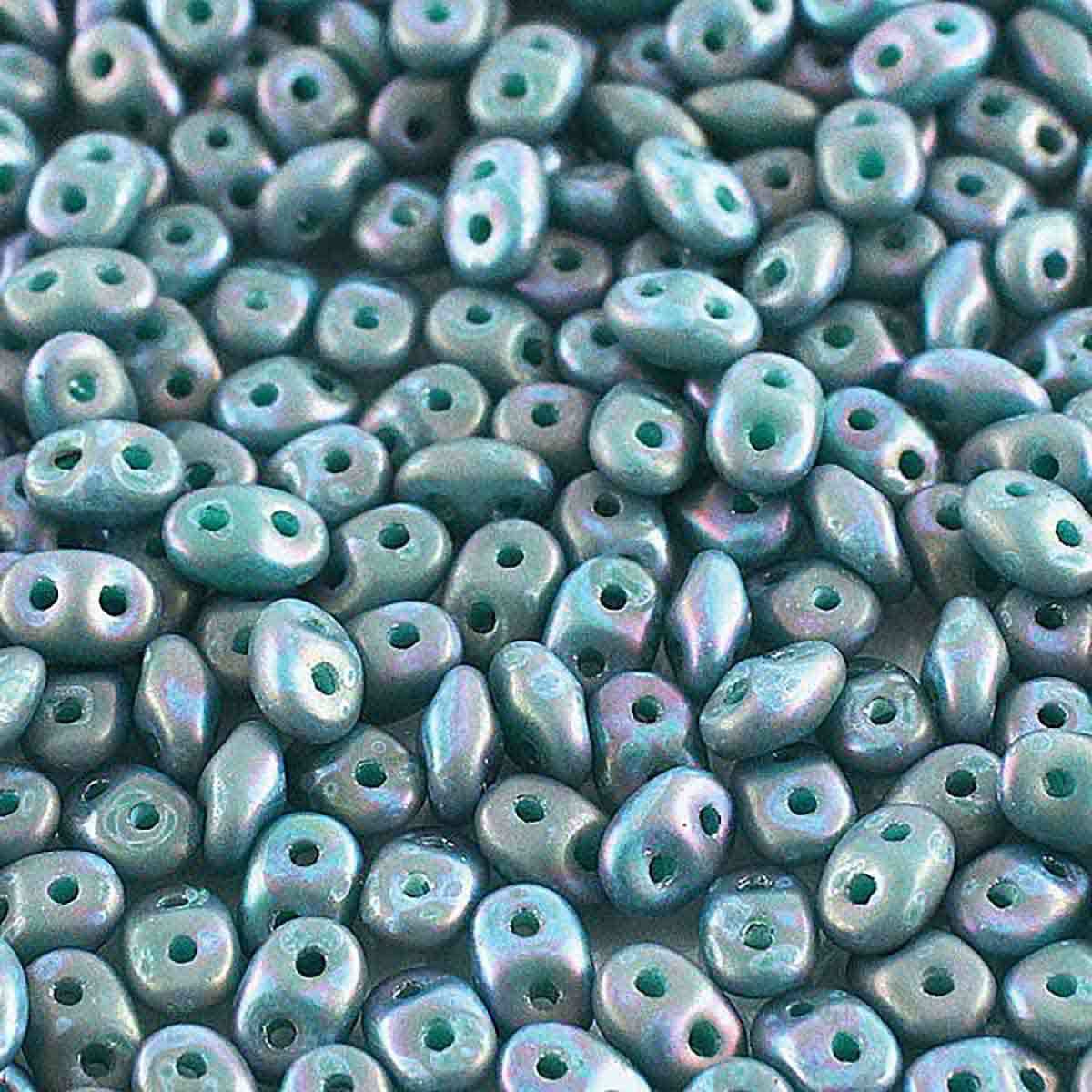 MiniDuo Beads, Nebula Turquoise Green Matte, MSD6313-85001, 8 grams ...