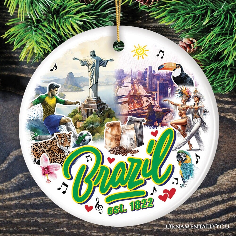 Culturally Artistic Brazilian Christmas Ornament, Keepsake Souvenir and ...