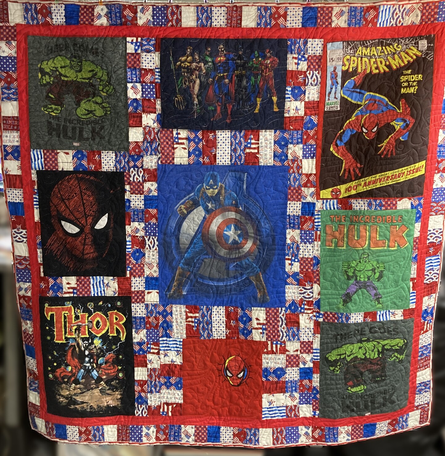 Tim's T-shirts Quilts: Marvel Comics | MakerPlace by Michaels