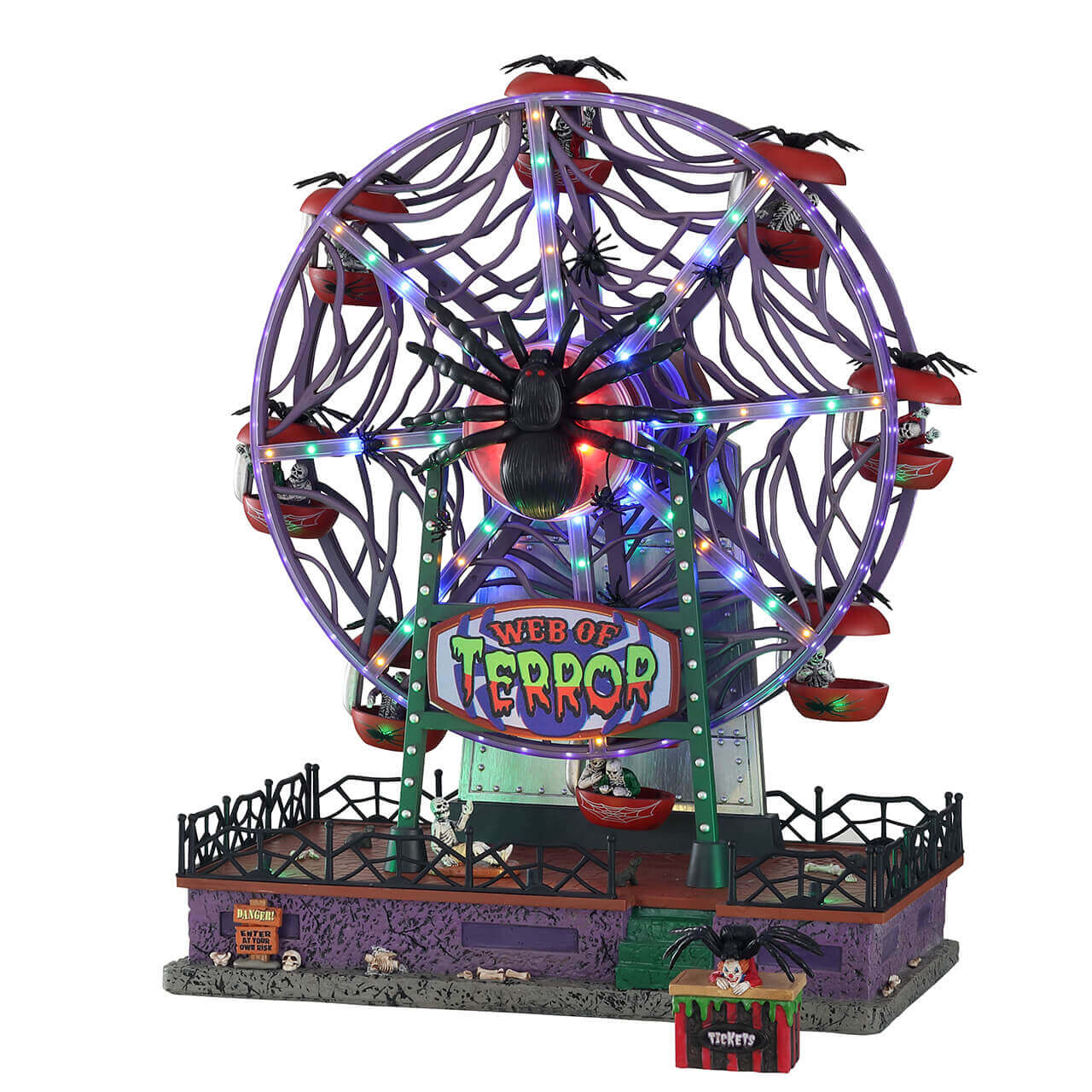 LEMAX Web of Terror Ferris Wheel, with 4.5V Adaptor #14823 | Michaels