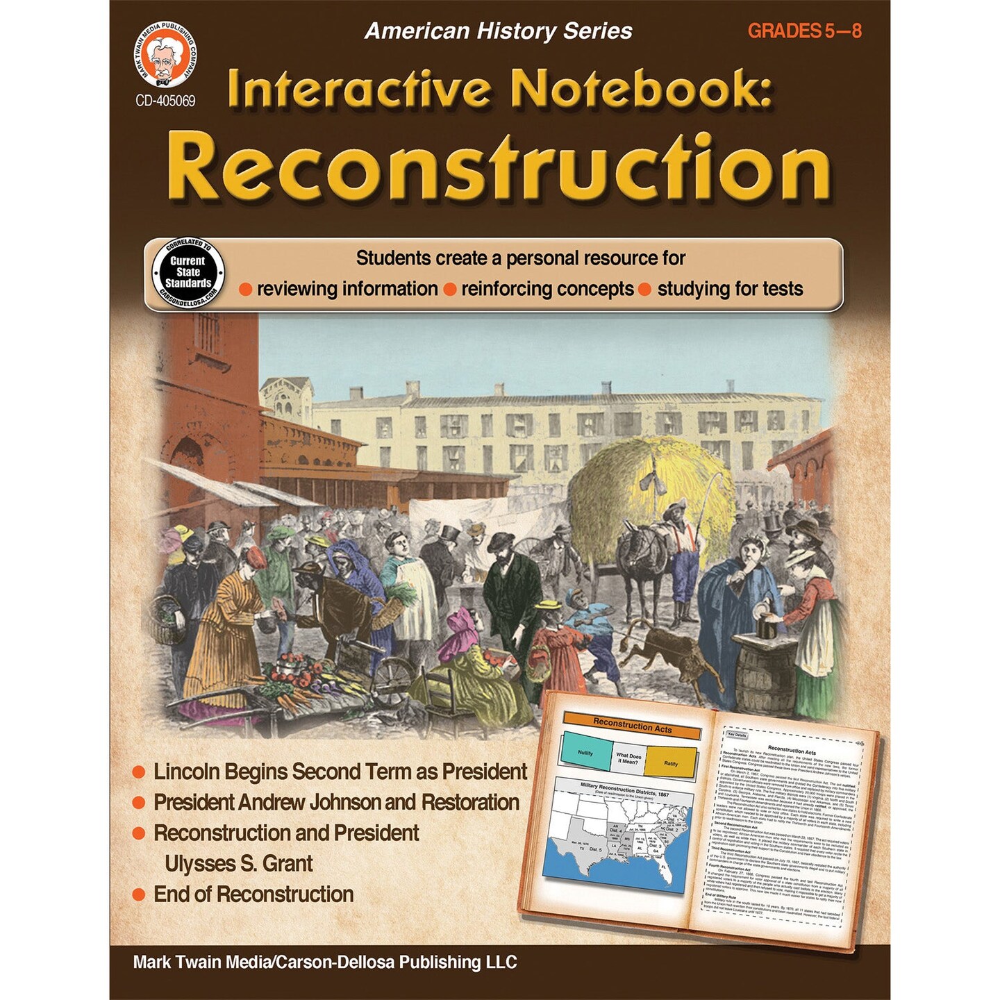 Interactive Notebook: Reconstruction, Grade 5-8 | Michaels
