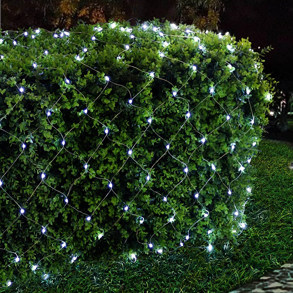 Kurt Adler 300-Light 6-Foot Starburst Cool White LED Net Light | Michaels