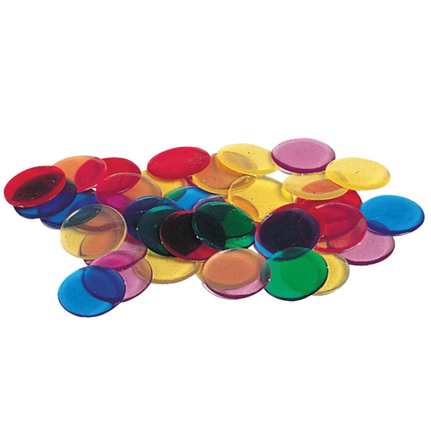 Transparent 6-Color Counting Chips | Michaels