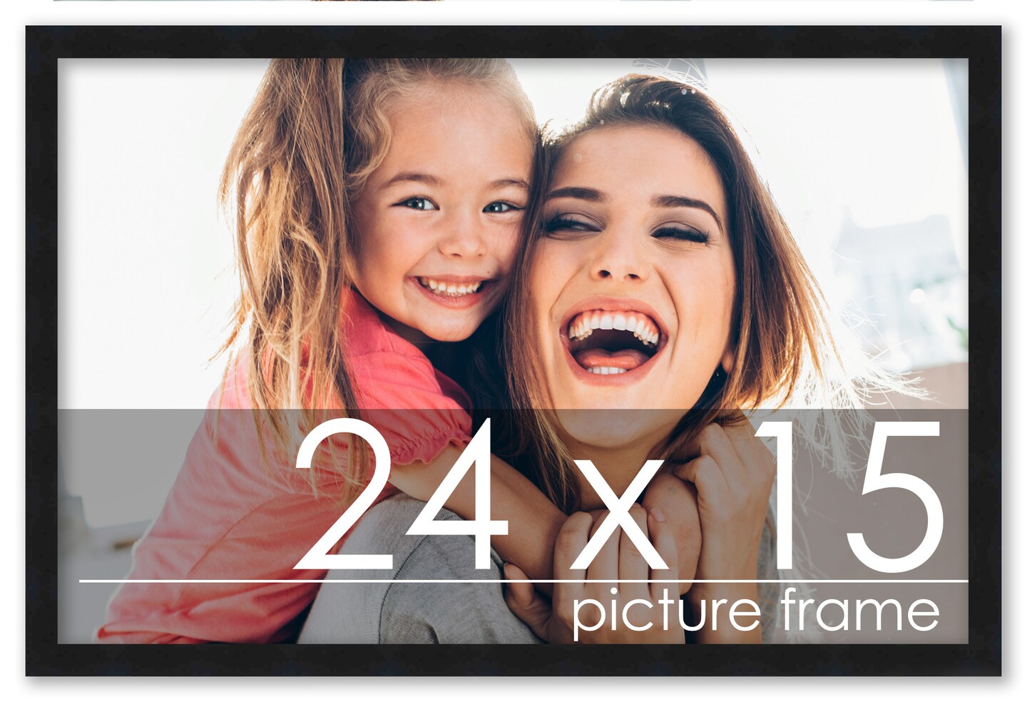 24x15 Solid Wood Picture Frame with UV-Resistant Acrylic & Acid-Free ...