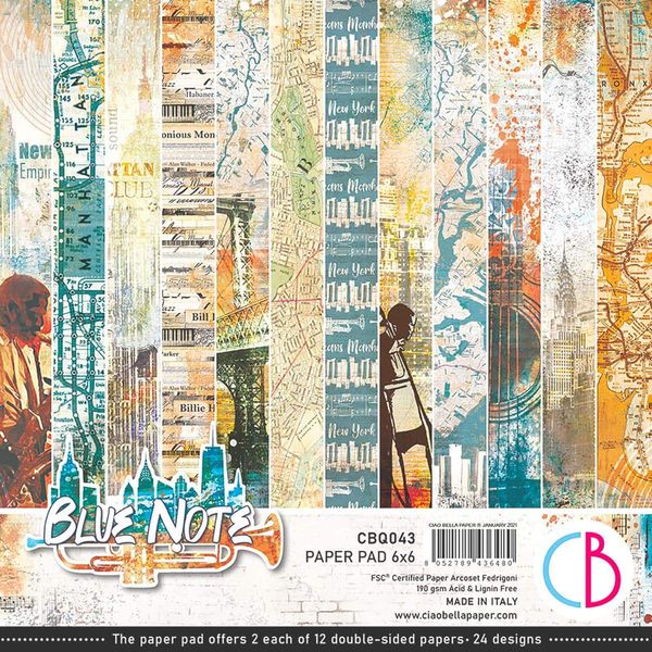 Ciao Bella Blue Note 6x6 Paper Pad | Michaels