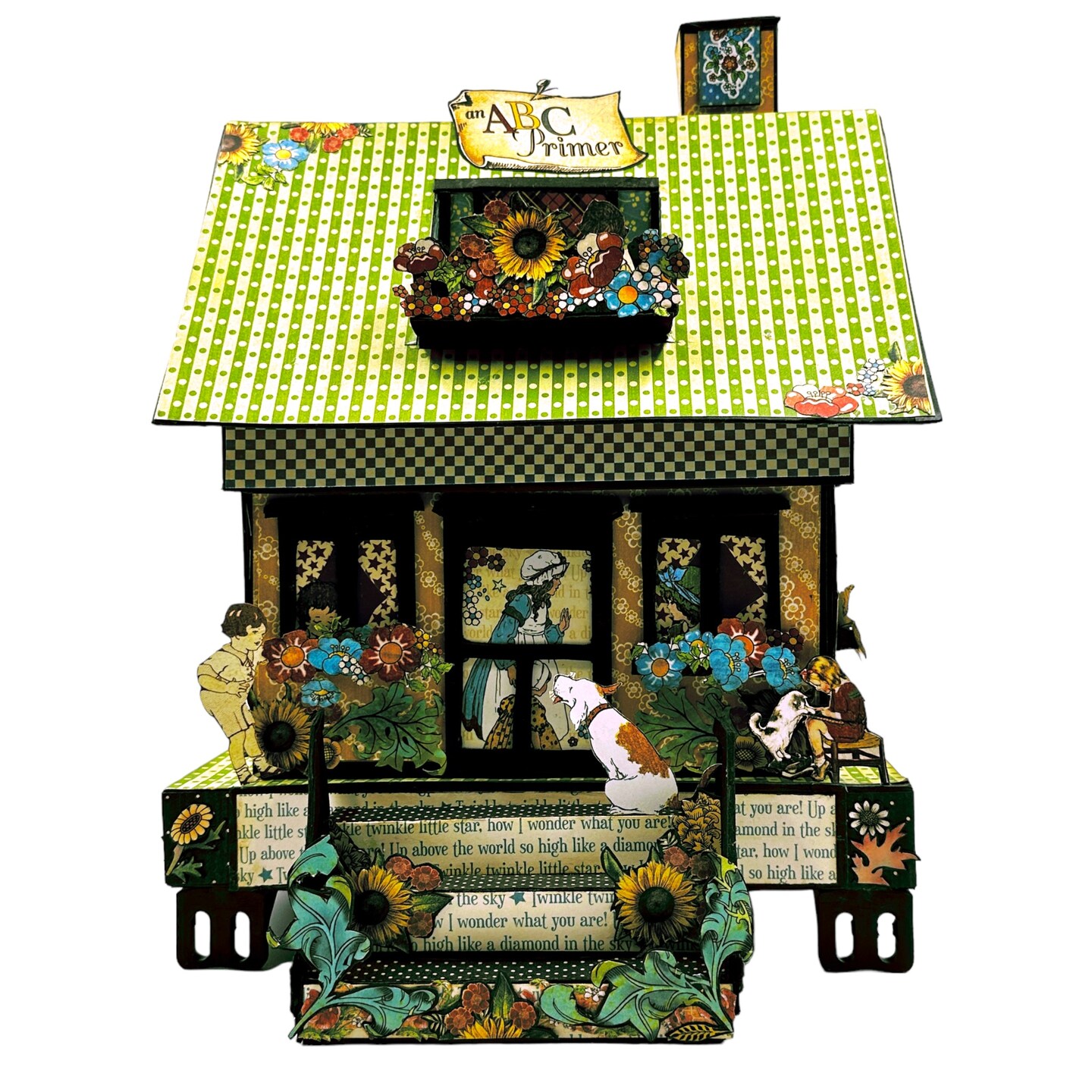 Handcrafted Graphic 45 ABC Primer School House Paper Creation ...