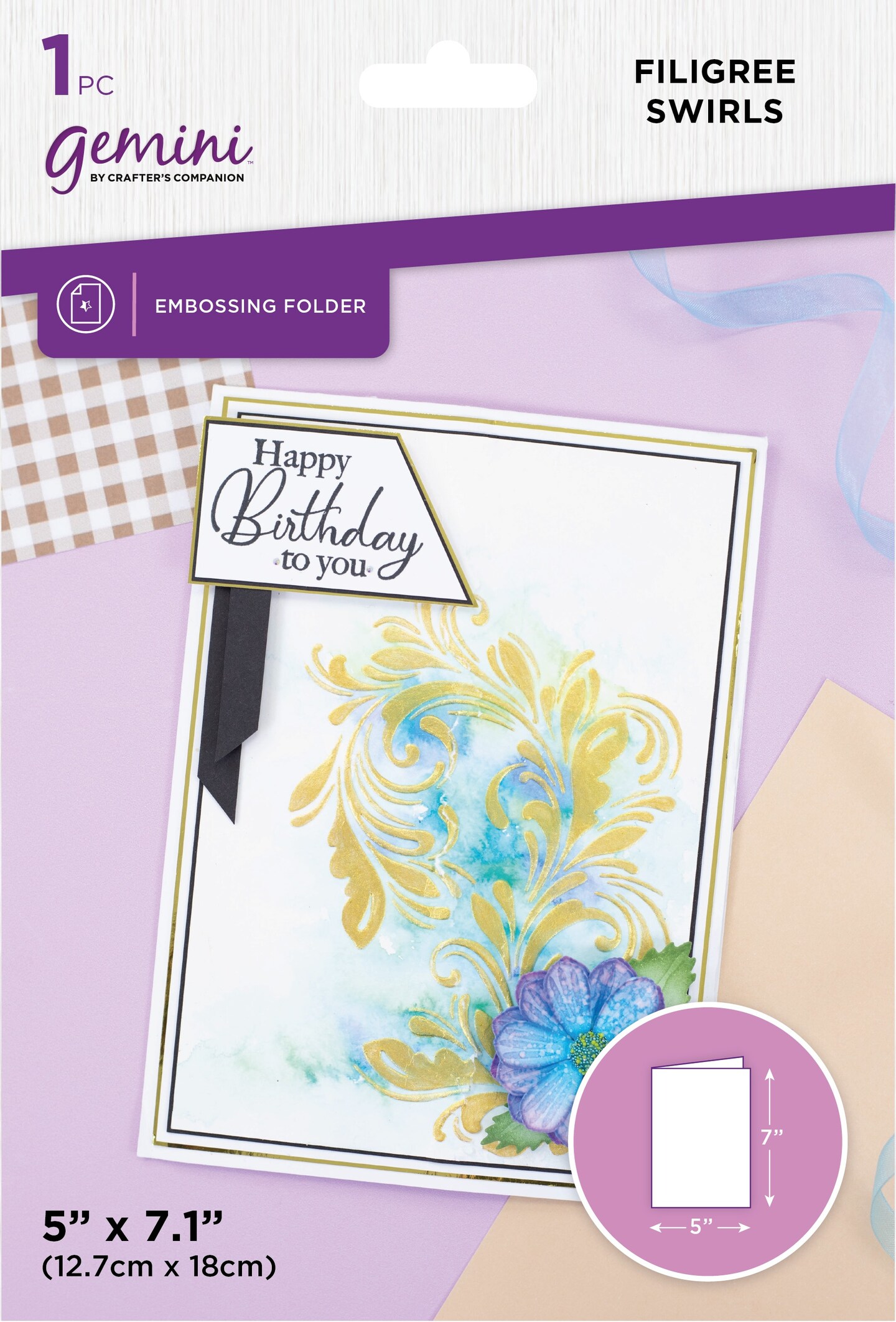 Gemini 2D Embossing Folder 5"x7" | Michaels