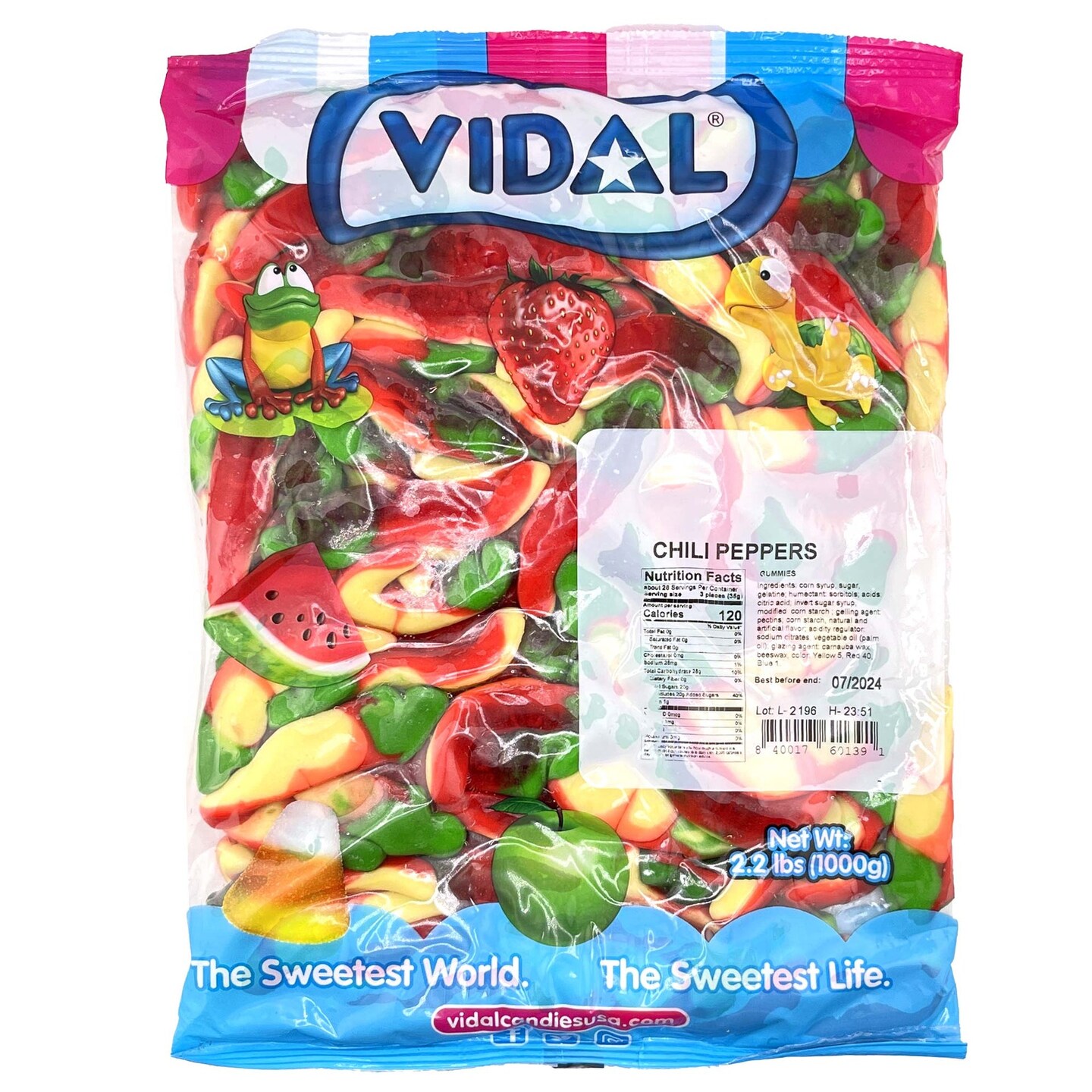 Vidal Gummi Chili Peppers 2.2L Cherry Flavor | Michaels