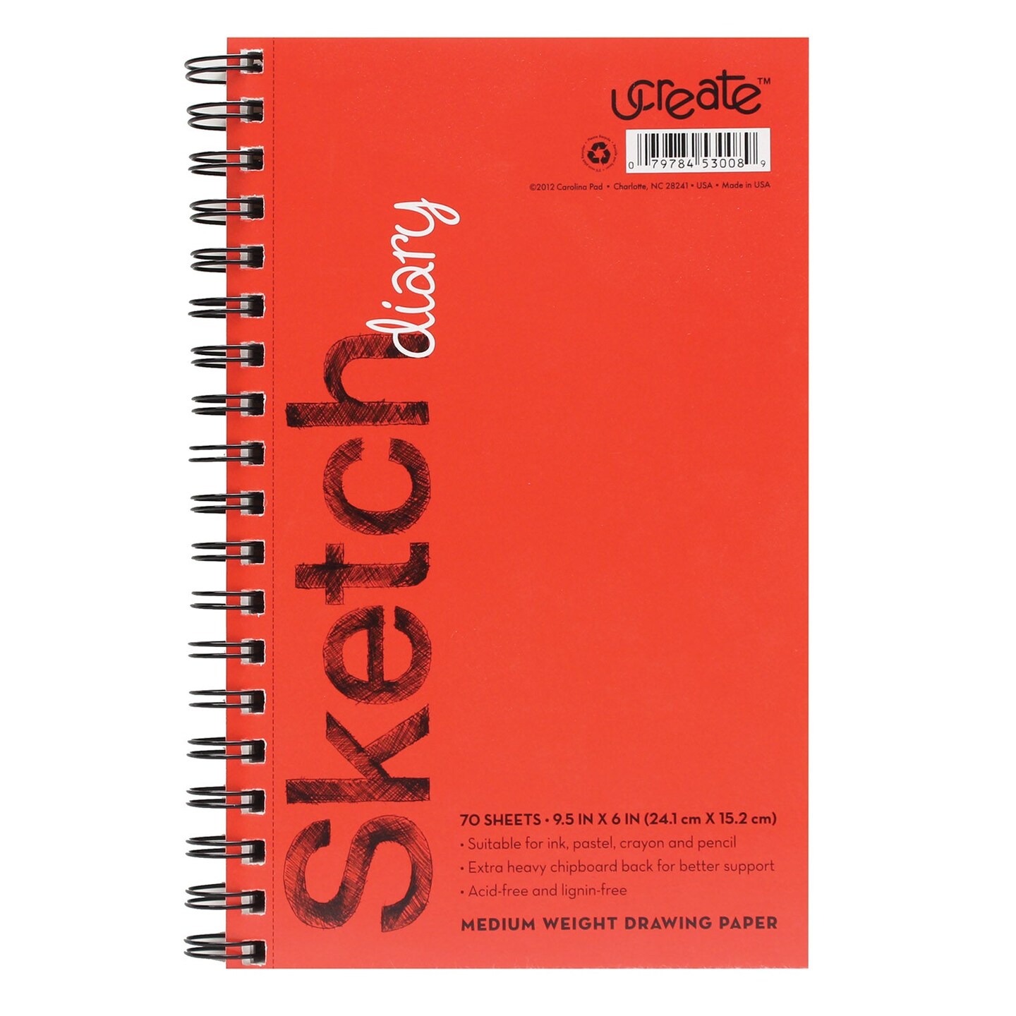 Sketch Diary, Medium Weight, 9-1/2" x 6", 70 Sheets | Michaels