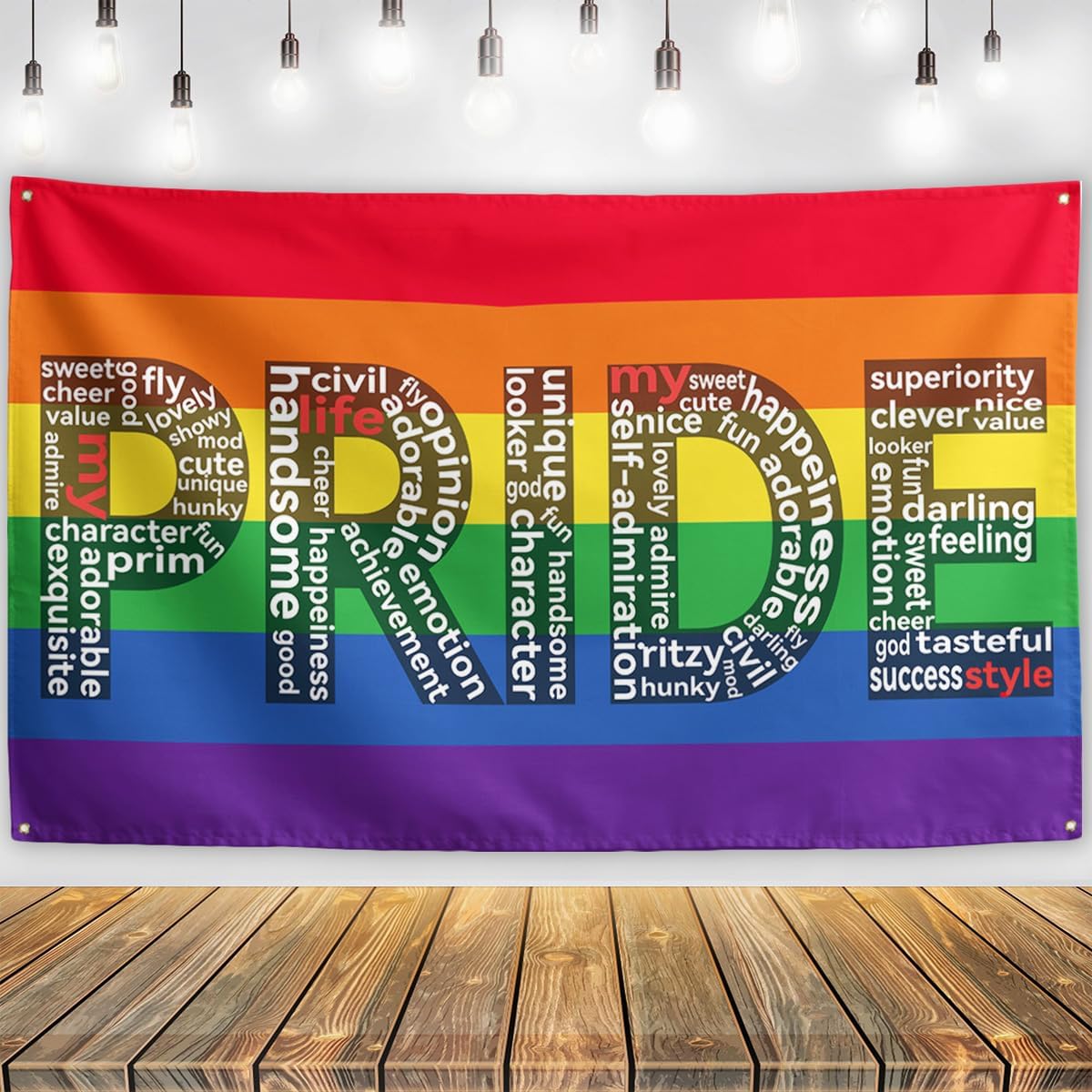 Pride Decorations Happy Pride Backdrop Gay Pride Banner LGBT Pride Day ...