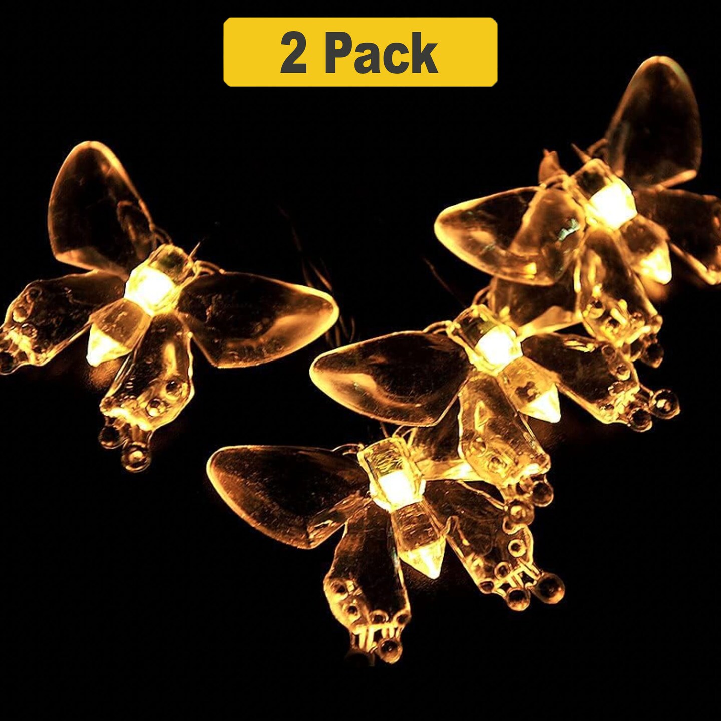 Solar-Powered 30 LED Butterfly String Lights for Garden Decor | Michaels