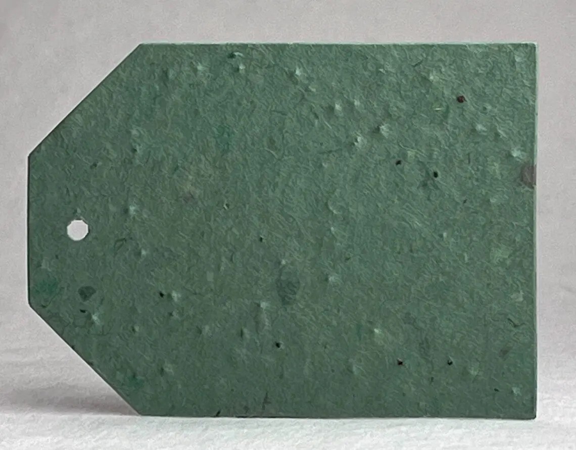 Wildflower Seed Paper Large Hang Tag - Lotka Paper Embedded with Seeds ...