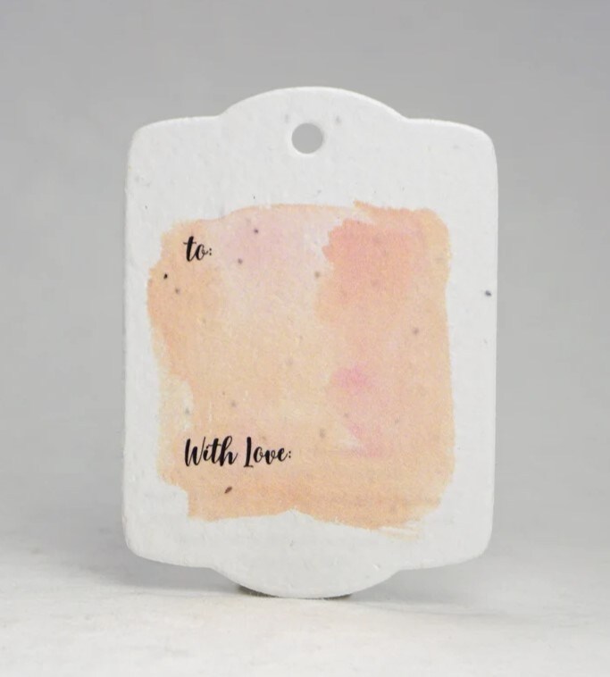 Wildflower Seed Paper Gift Hang Tags - Assorted Variations - 3.25" wide ...