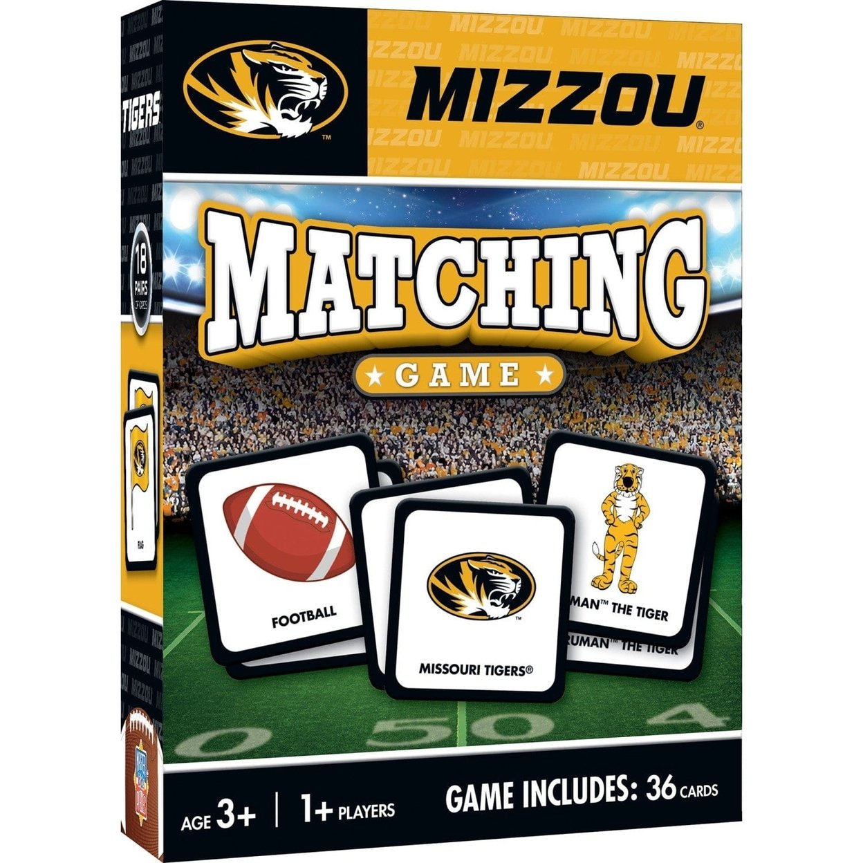Ncaa Missouri Tigers Matching Game Family Fun Memory Card Game 18 Pairs ...