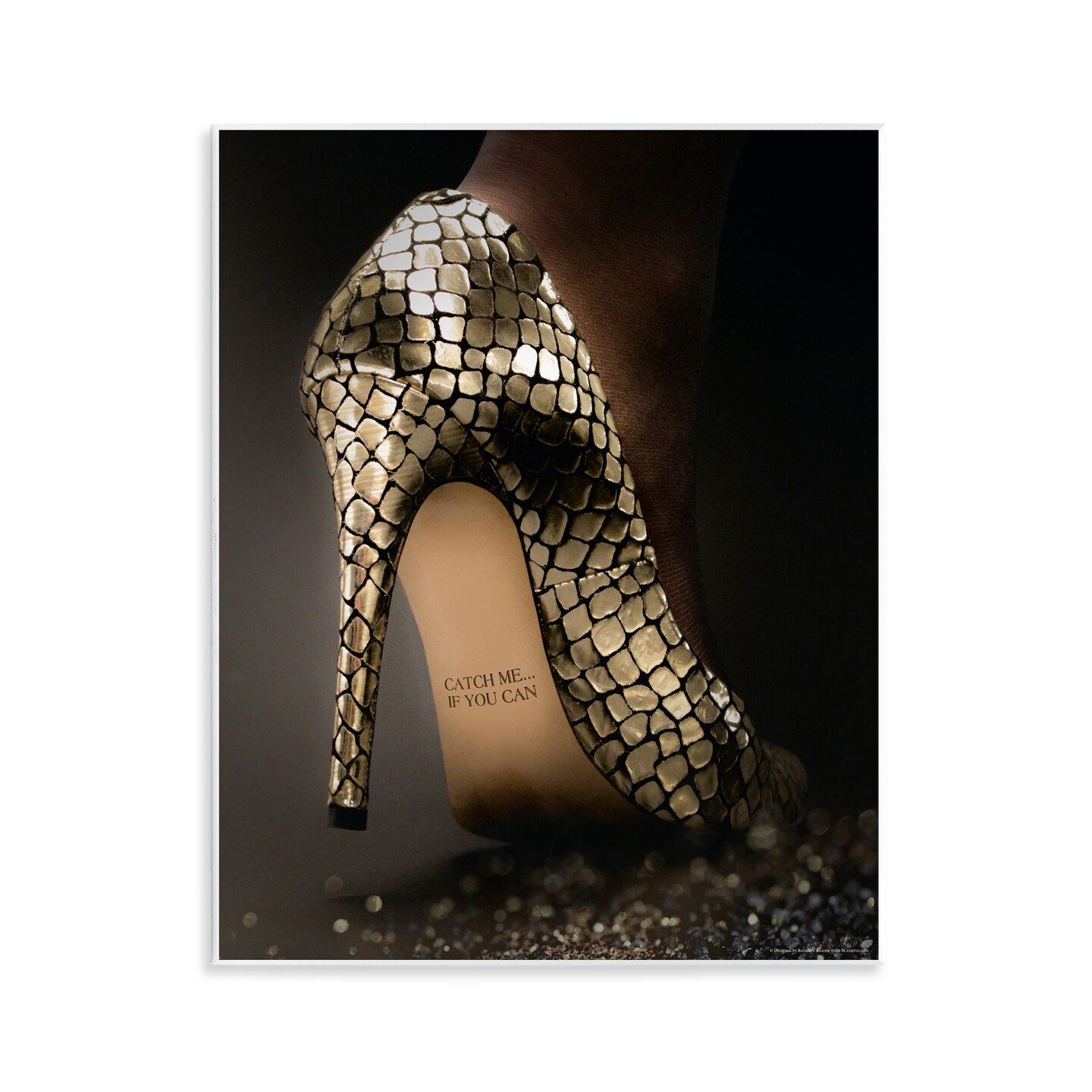 Stupell Industries Snake Pattern Heels Wall Plaque Art Design by ...