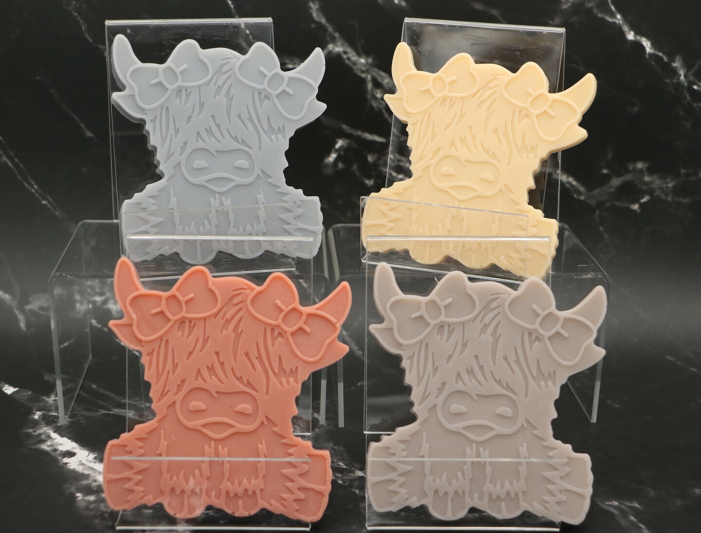 Girl Highland Cow Soaps, Party Soap Favors, Personalized Soap Gift ...