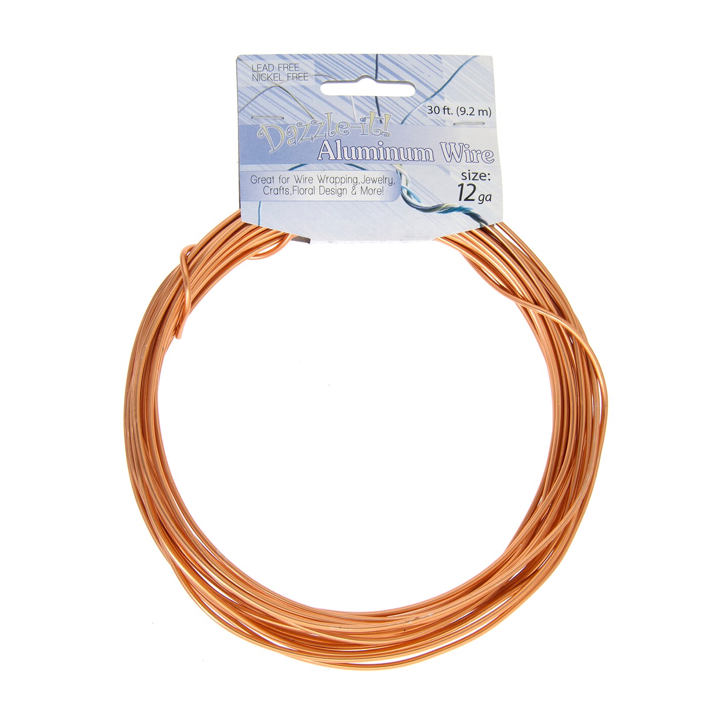 John Bead Light Copper Aluminum Wire, 30ft | Michaels