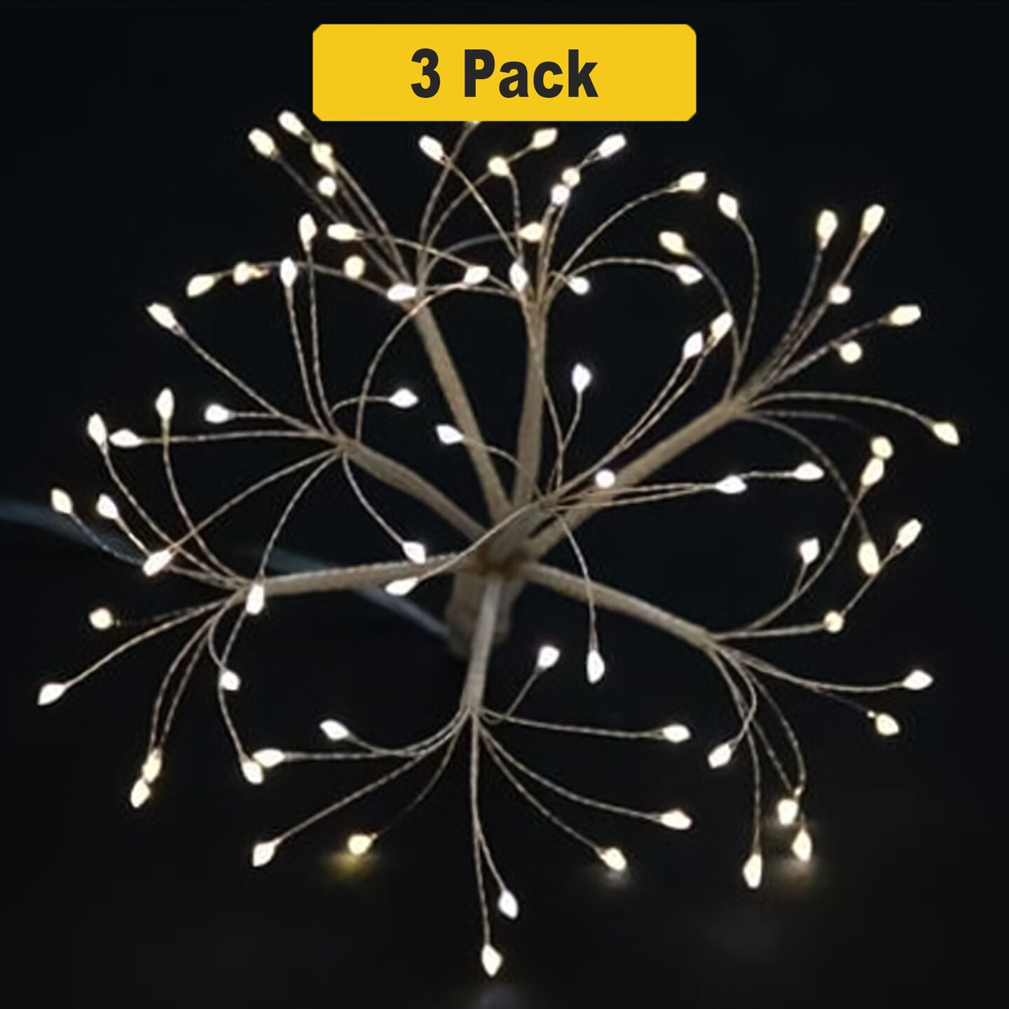 Magical 80 LED Dandelion Light for Vases & Bouquets — DIY Shapeable ...
